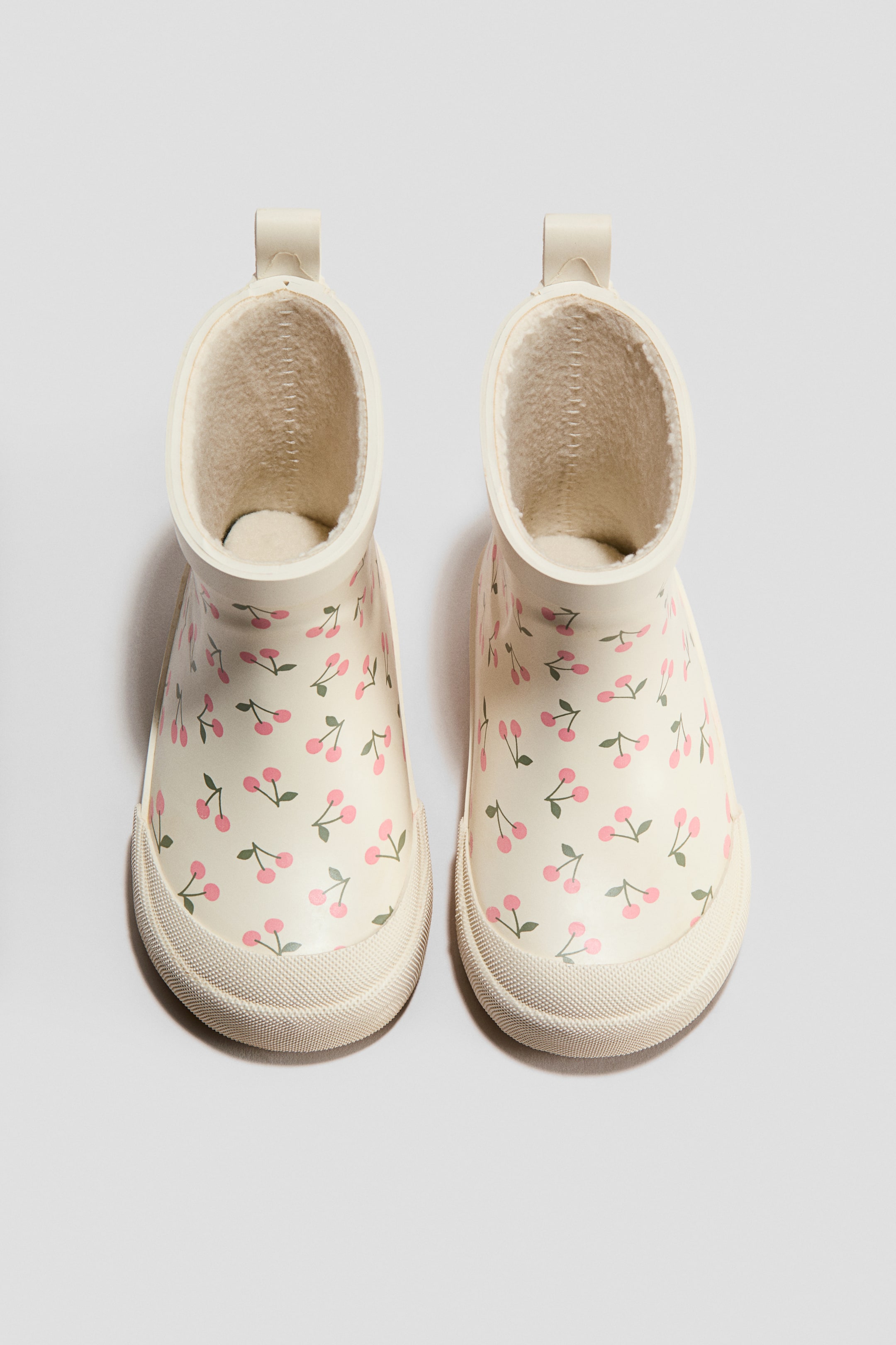 Light beige/cherries Rubber Boots for kids | H&M CA