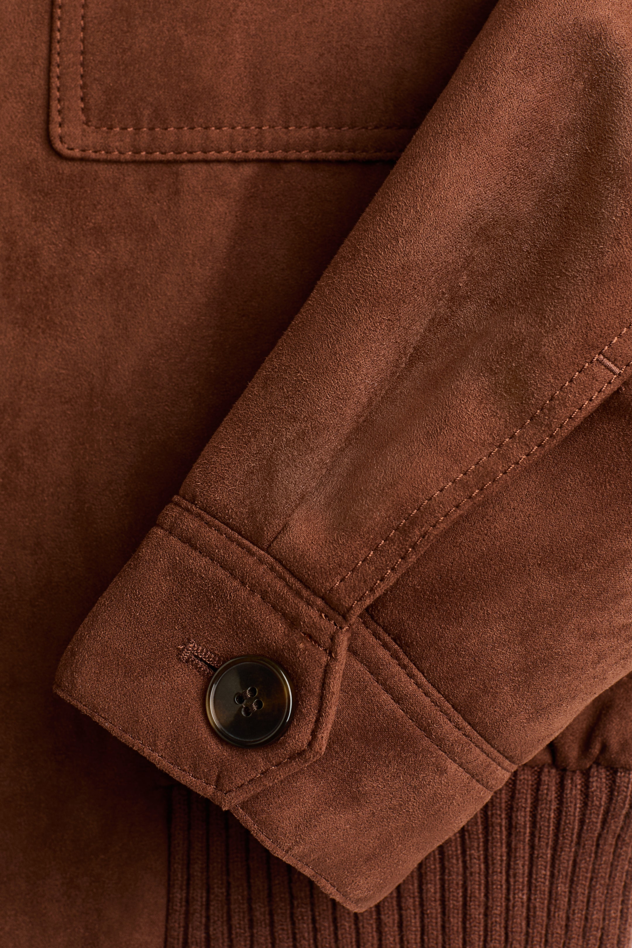 Women's Brown Napped Jacket | H&M CA