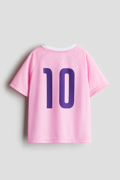 Pink/Championship Printed football shirt for kids | H&M GB