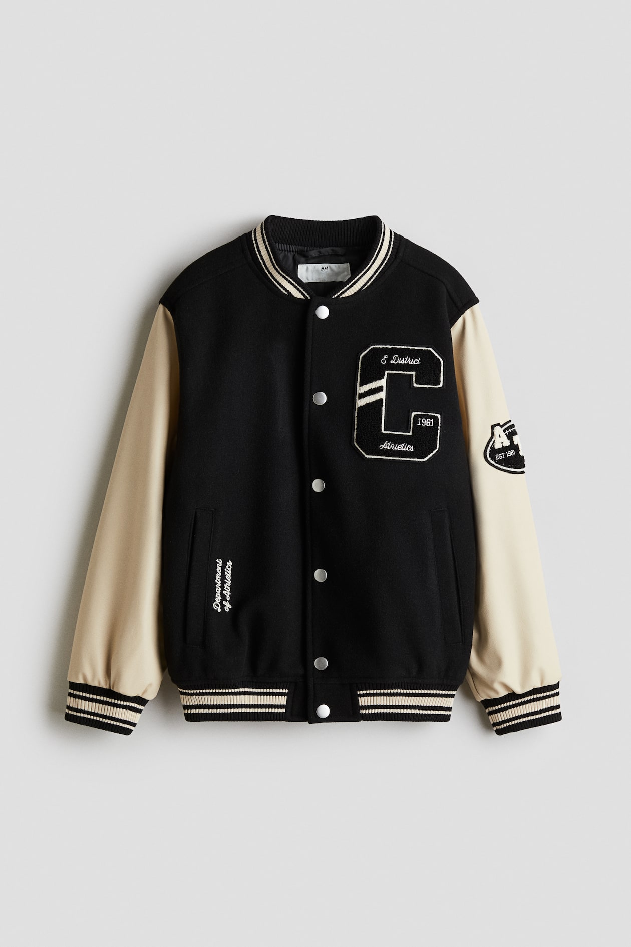 Teddy avec applications - Noir/C - ENFANT | H&M FR
