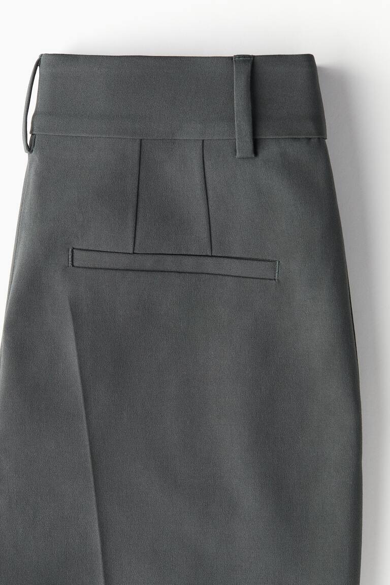 Women's Dark gray-green Slacks | H&M US