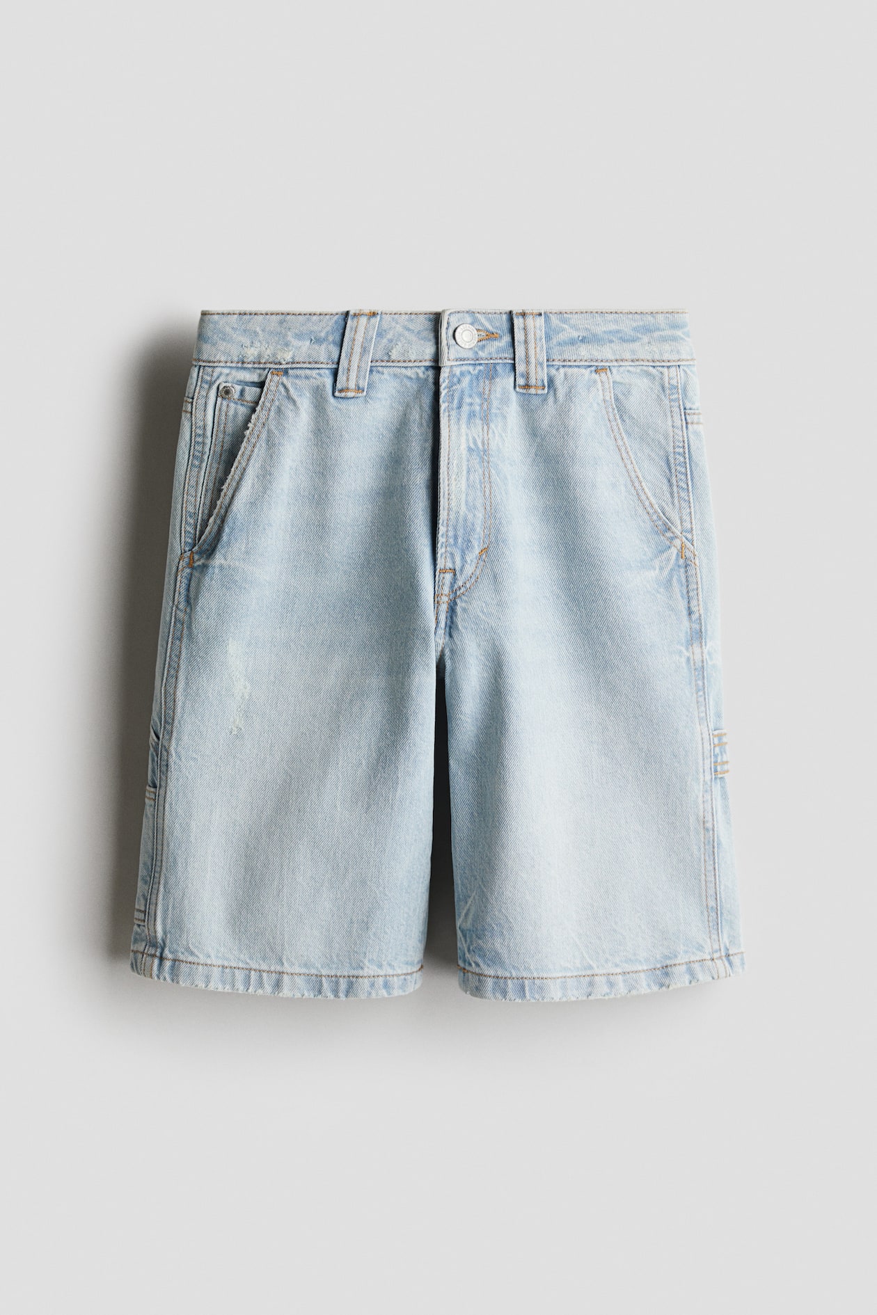 Loose-Fit Carpenter Shorts - Light denim blue - Kids | H&M US