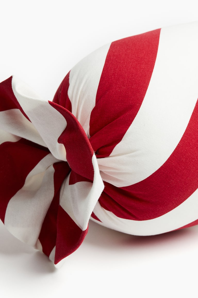 Candy-shaped bolster - Red/striped - Home All | H&M US