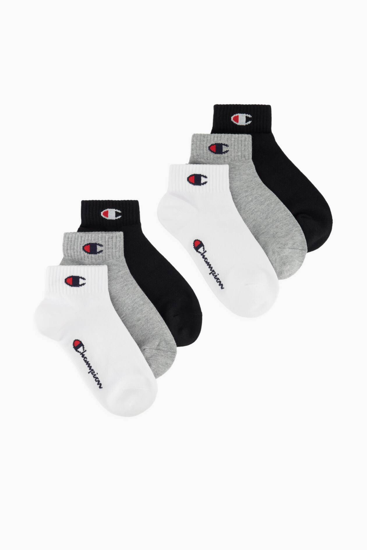 6pk Quarter Socks - Gray Melange Light - Kids | H&M DE