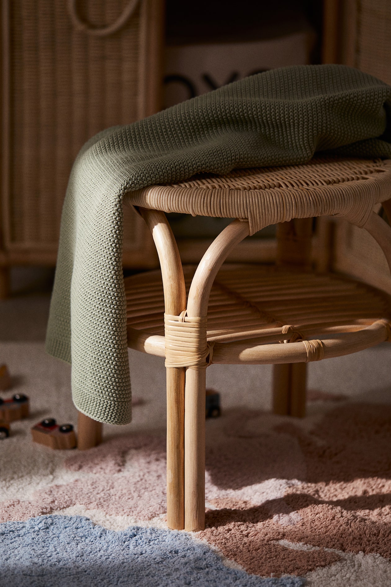 Children's Rattan Side Table - Beige - Home All | H&M US