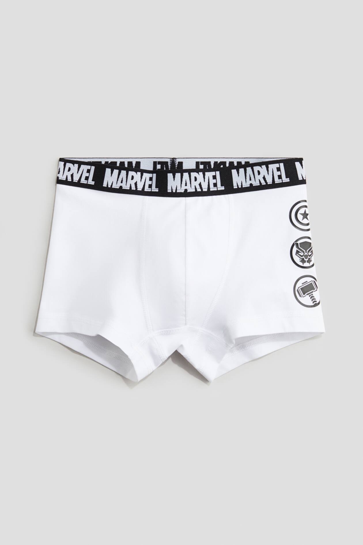 White/Marvel Comics 5-pack trunks for kids | H&M GB