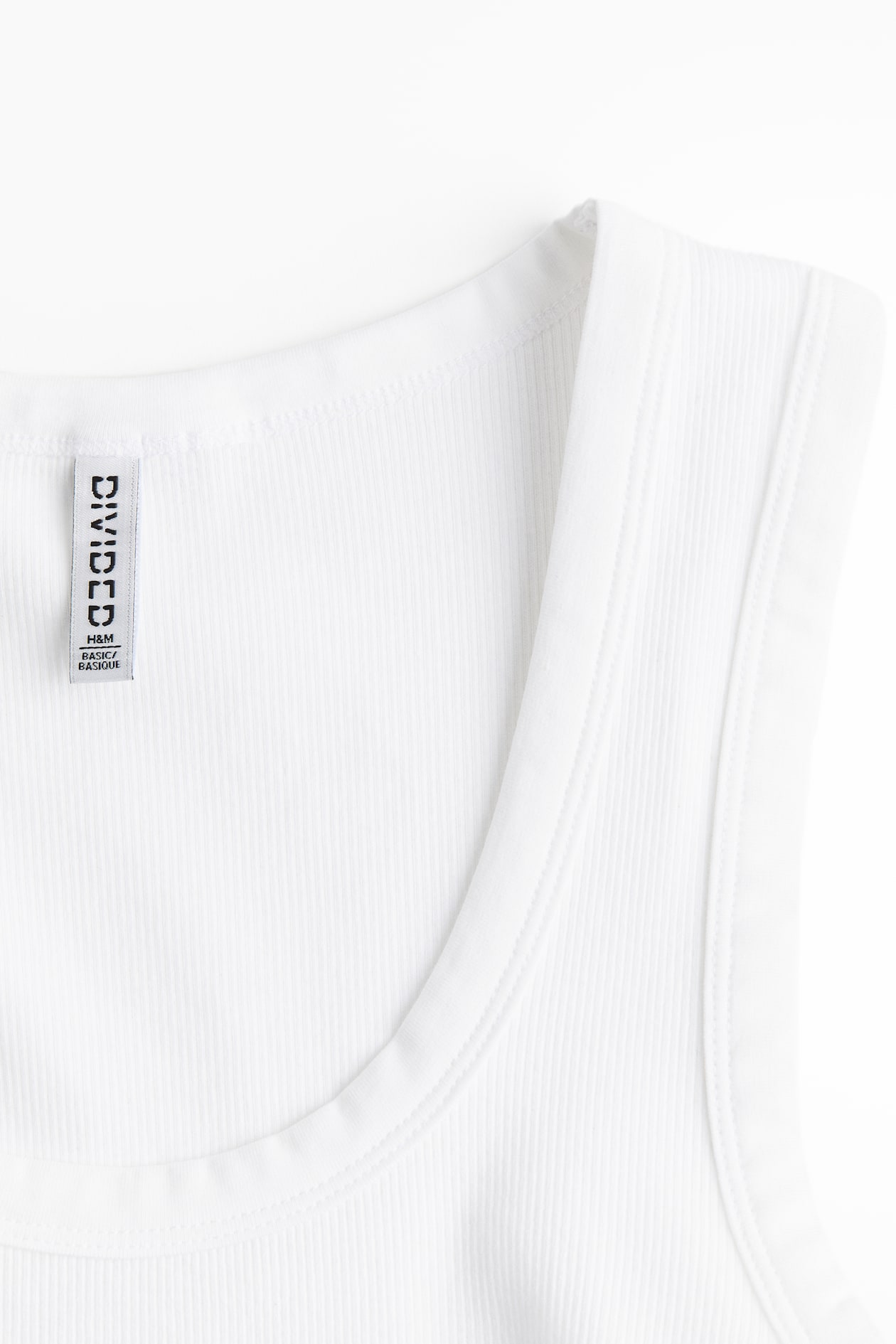 Short Tank Top - White - Ladies | H&M US