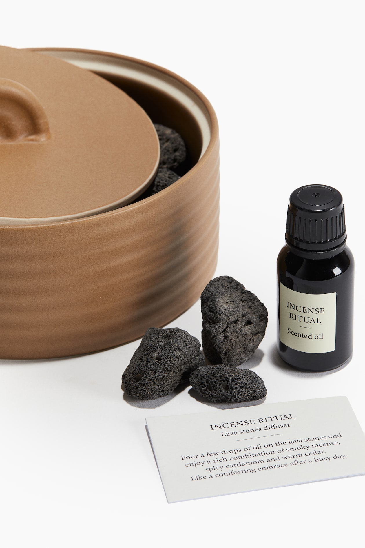 Lava-stone diffuser - Beige/Incense Ritual - Home All | H&M GB