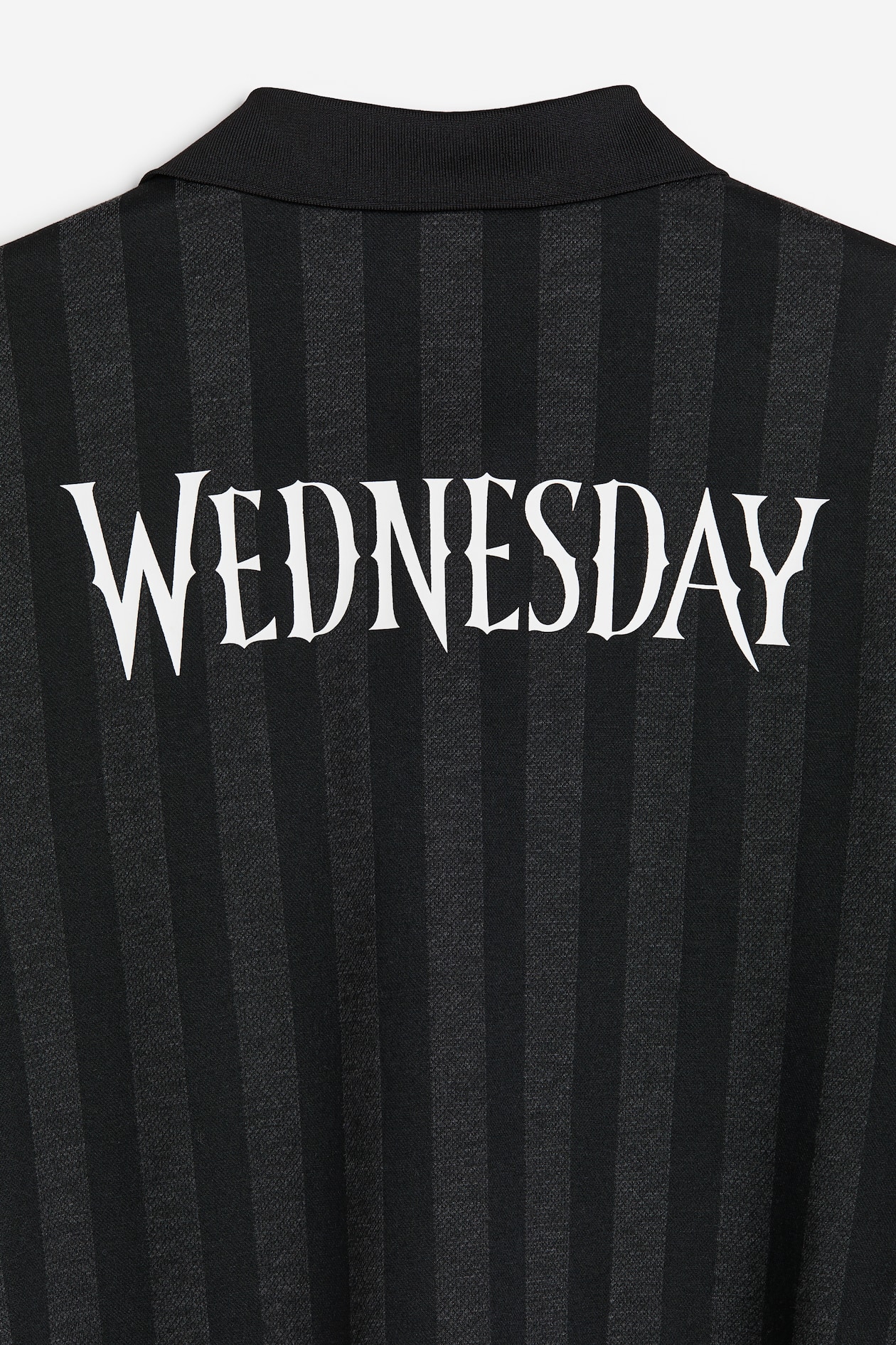 Regular Fit Long-sleeved Polo Shirt - Black/Wednesday - Men | H&M US