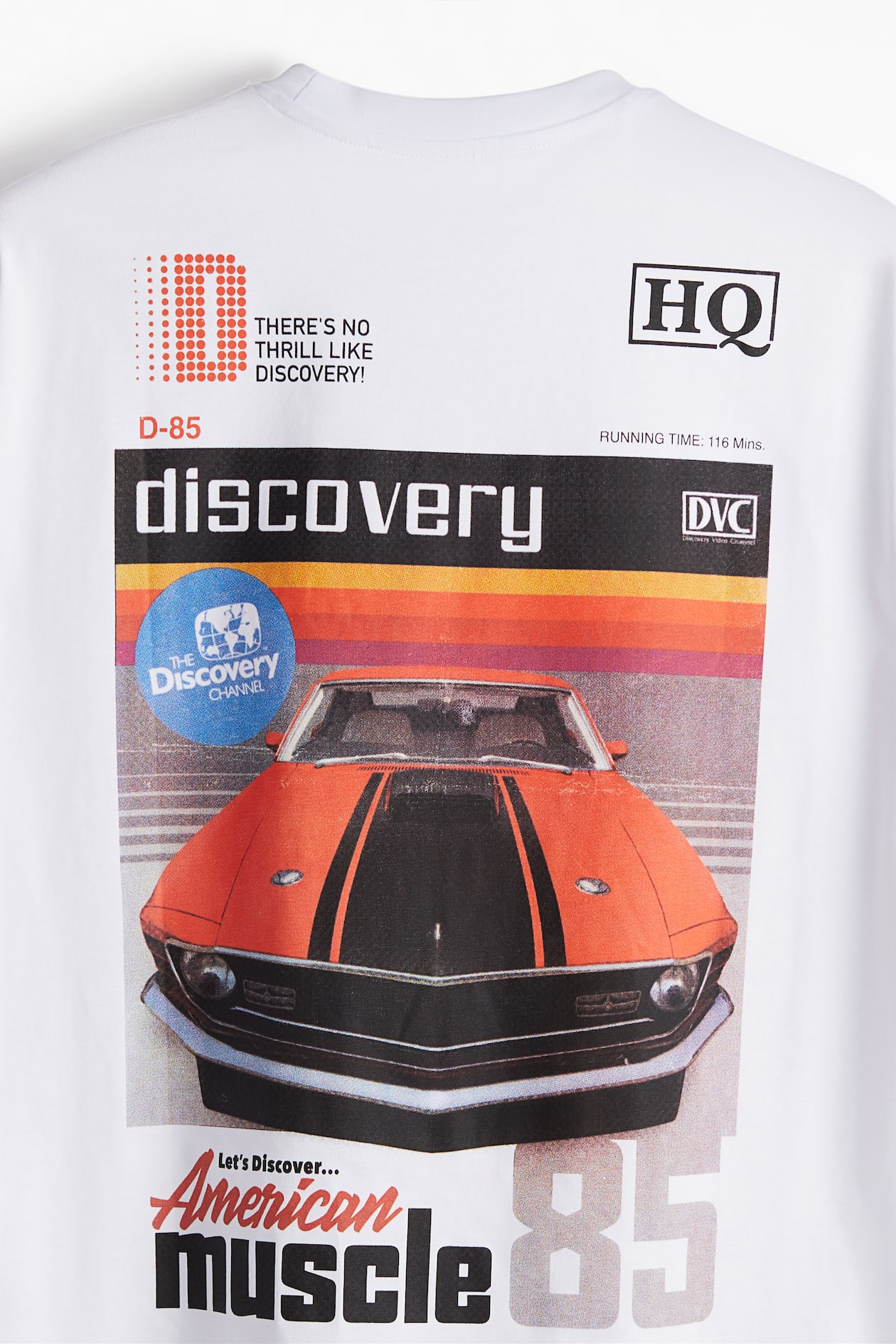 Loose Fit T-shirt - White/Discovery Channel - Men | H&M US