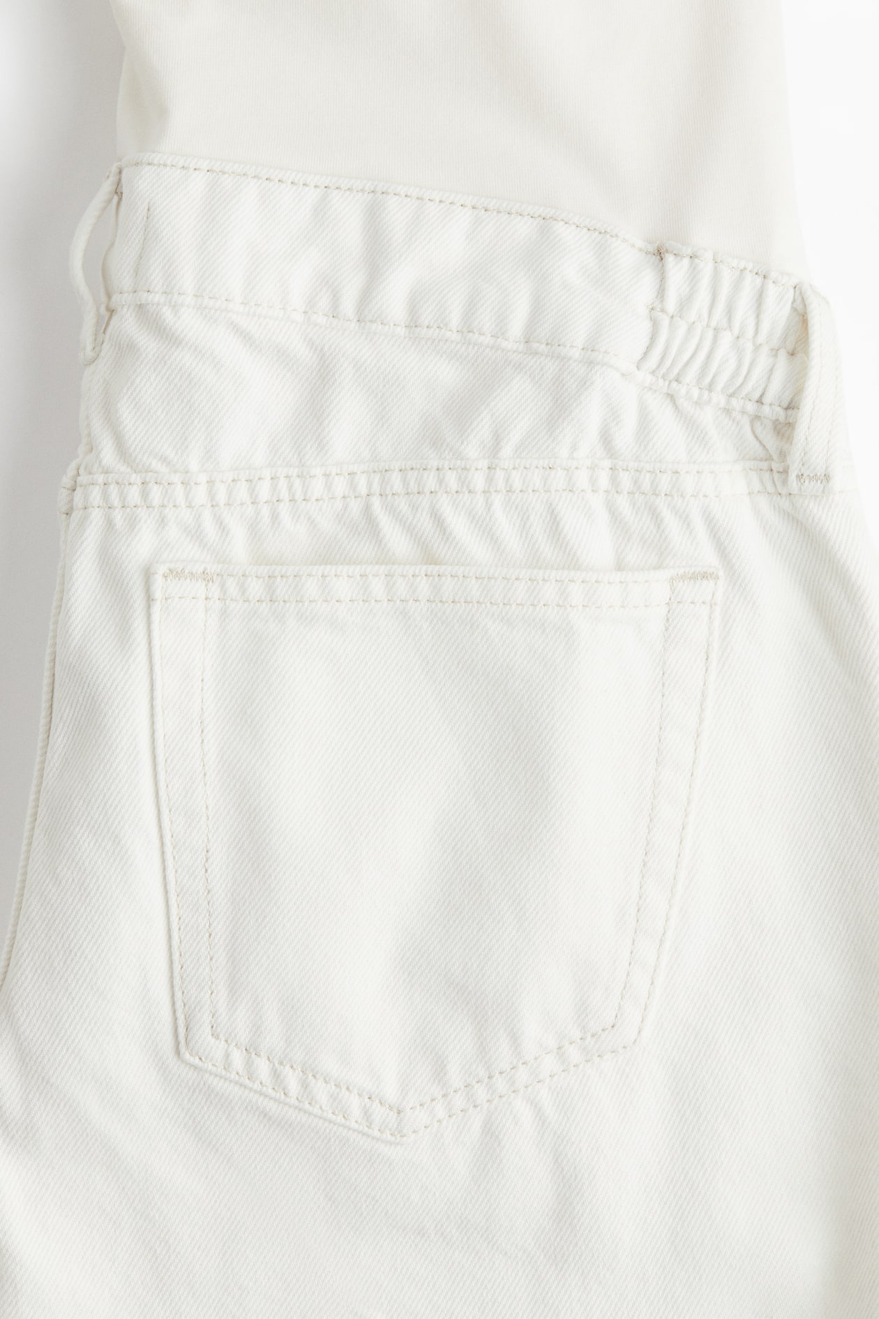 Women's White MAMA Wide Jeans | H&M CA