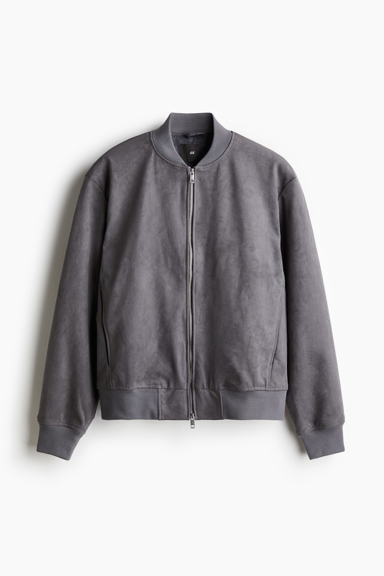 Men’s Grey Regular Fit Bomber jacket | H&M IN