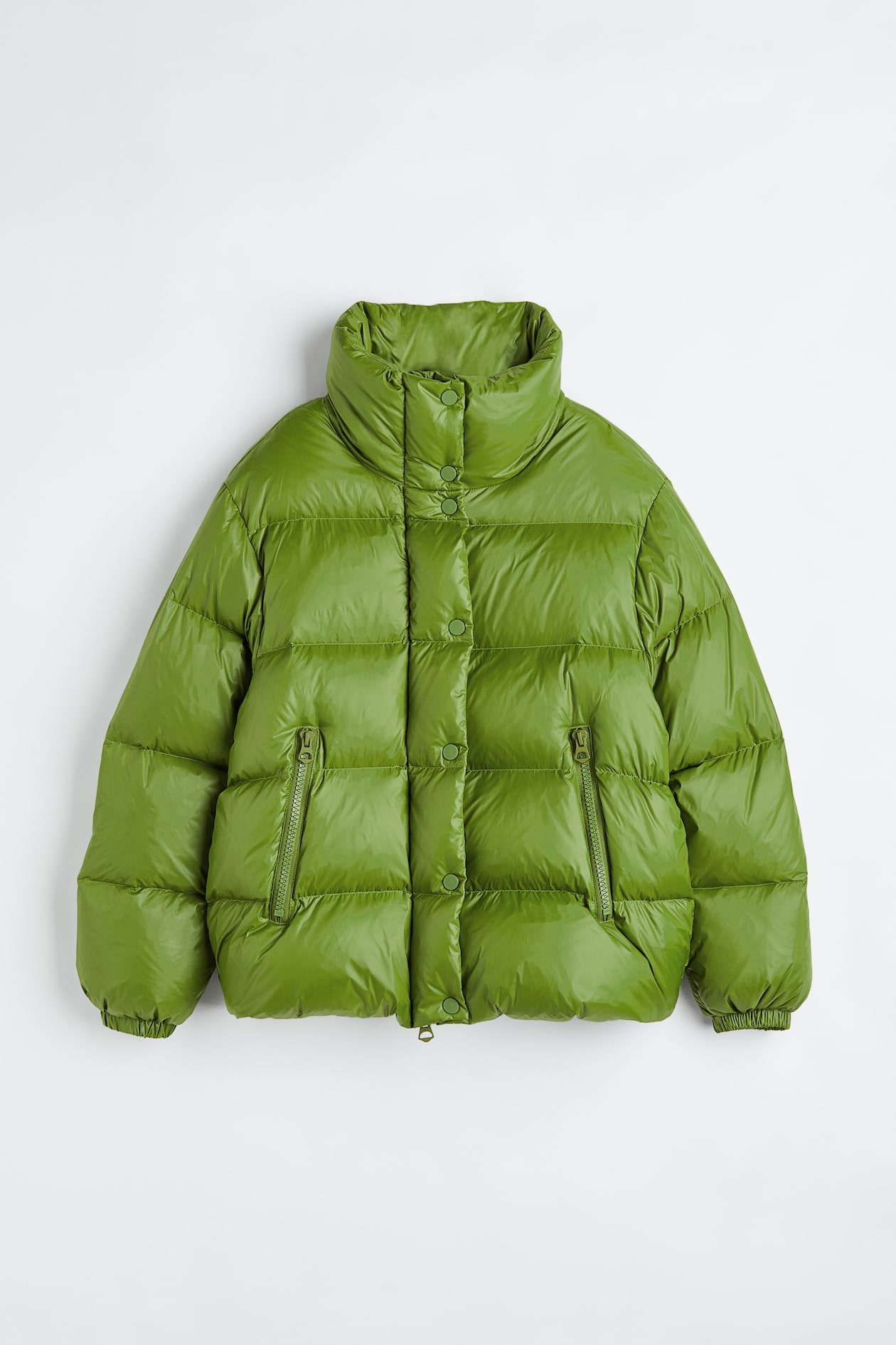 Puffer jacket - Green - Ladies | H&M GB