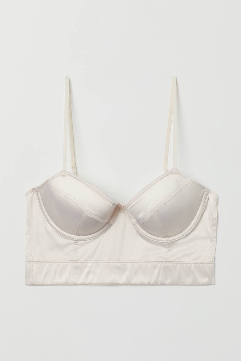 Padded Bralette - Light beige - Ladies | H&M US