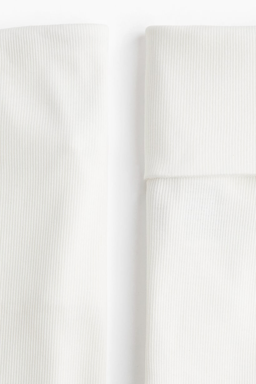 Women's White 2-Piece Tube Top and Shorts Set | H&M US