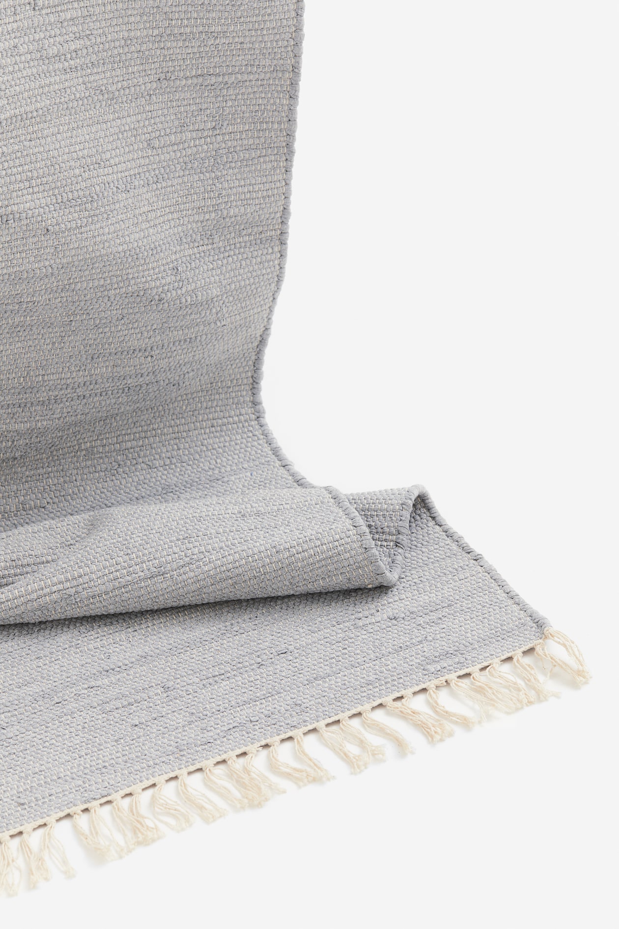 Cotton rag rug - Light grey - Home All | H&M GB