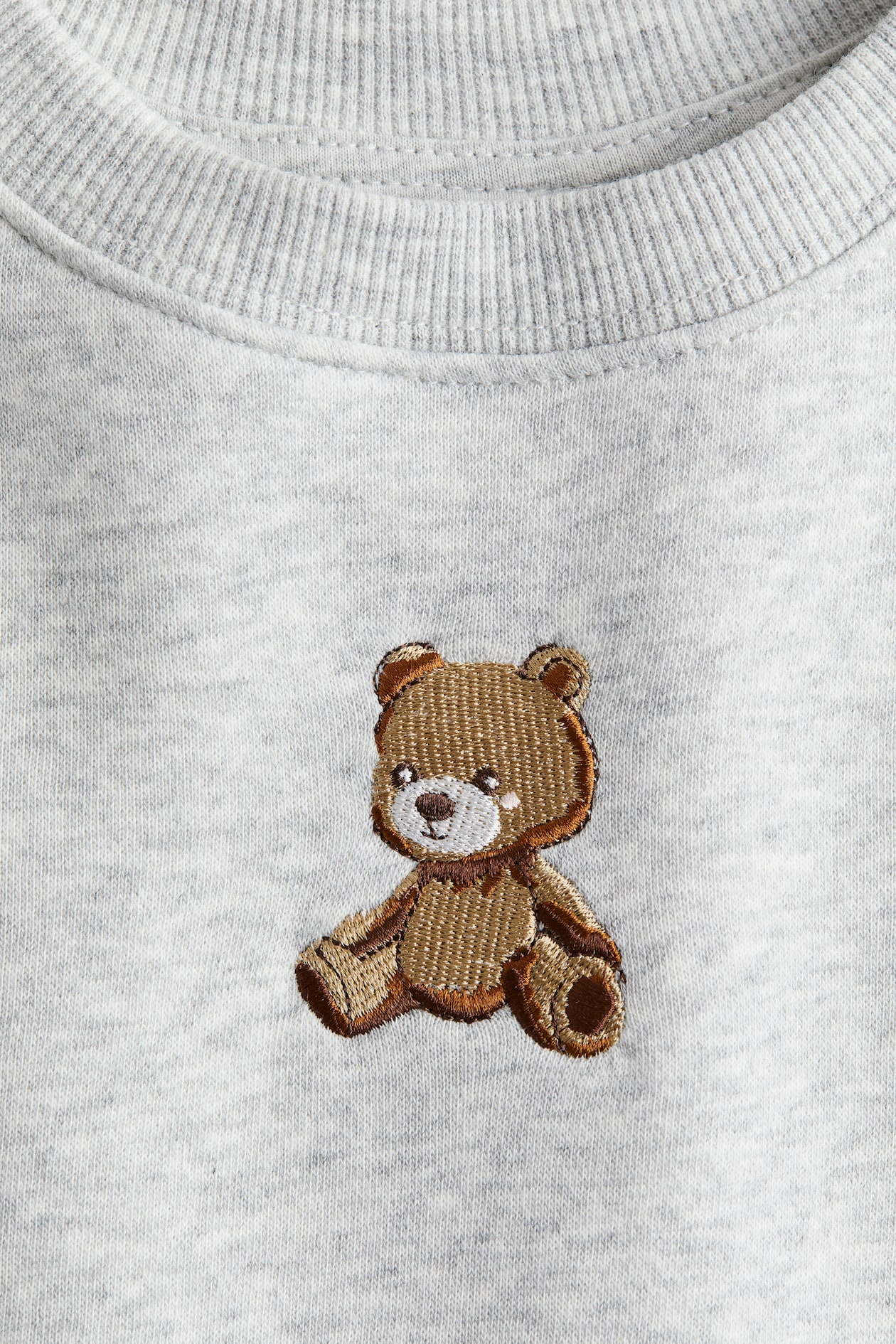 Double-Layer Sweatshirt - Gray melange/teddy bear - Kids | H&M US