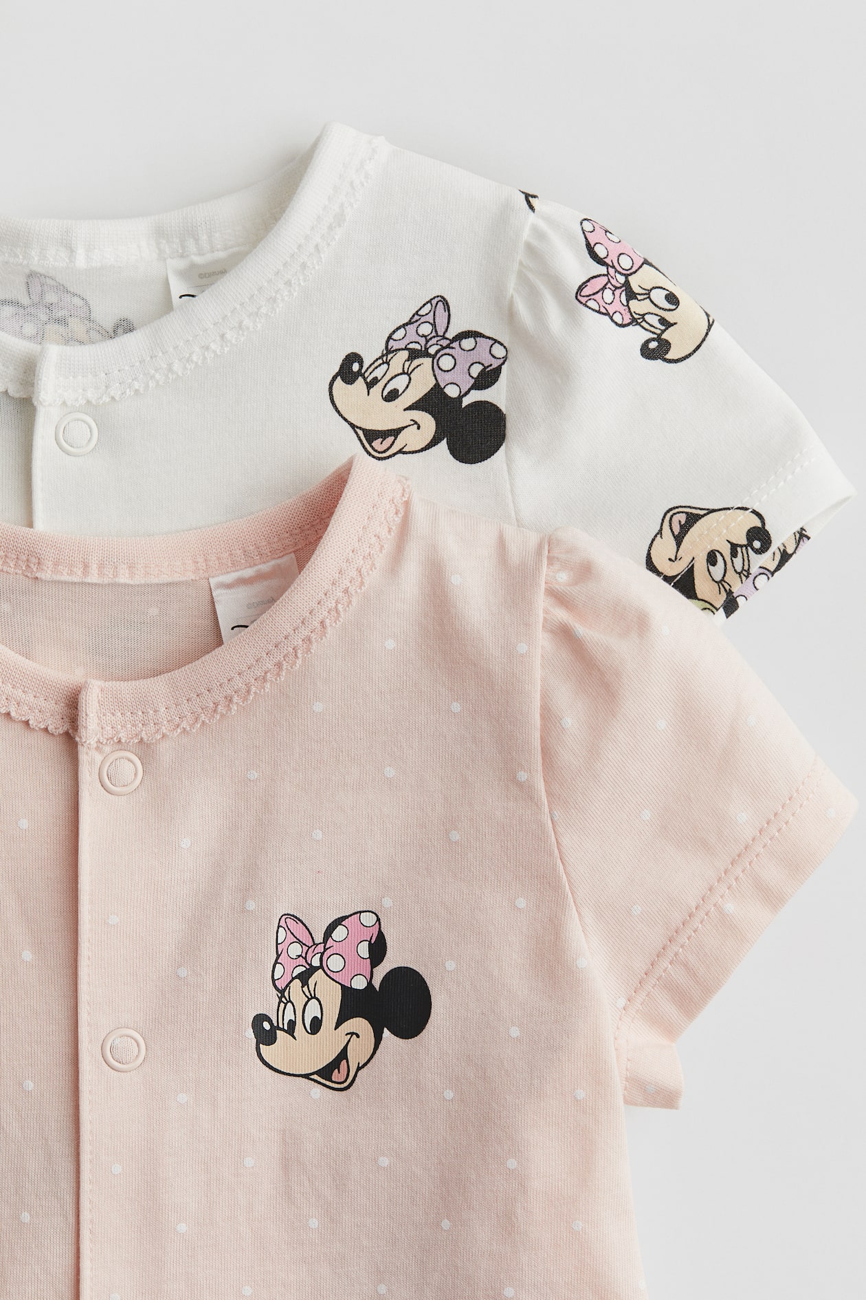 Set van 2 pyjama‘s met print - Lichtroze/Minnie Mouse - KINDEREN | H&M NL