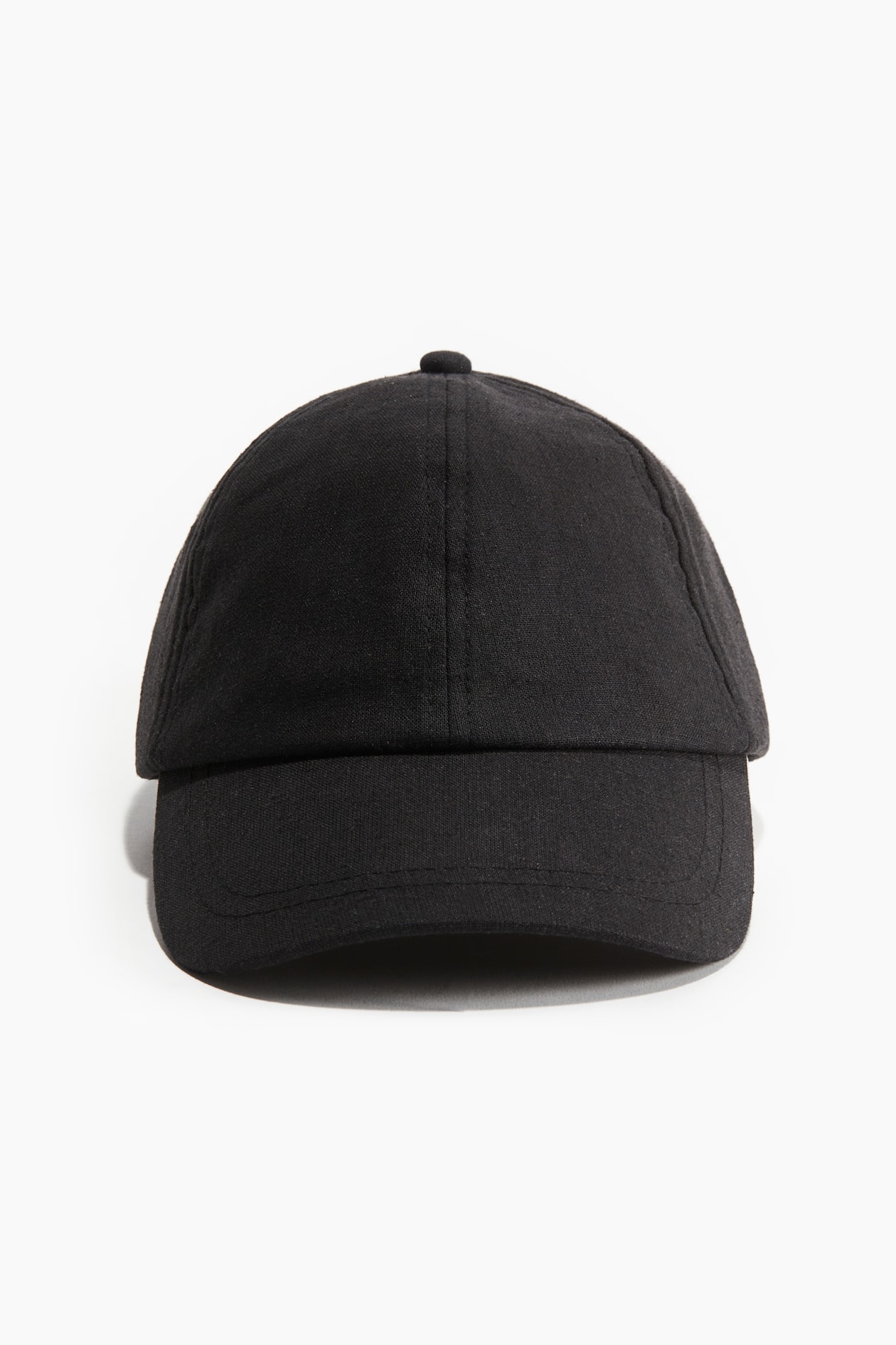 Men’s Black Linen-blend cap | H&M GB
