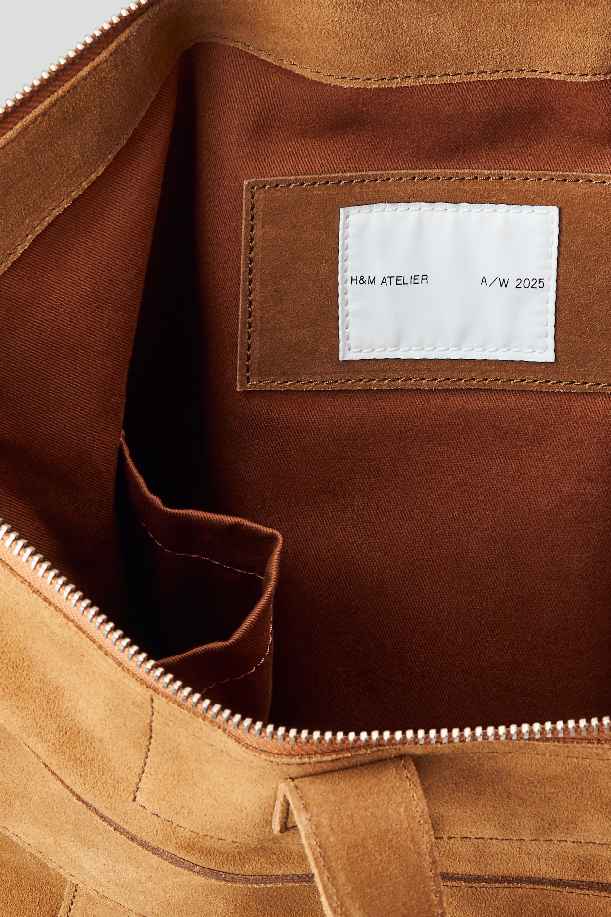 Men’s Beige Split Suede Bag | H&M US