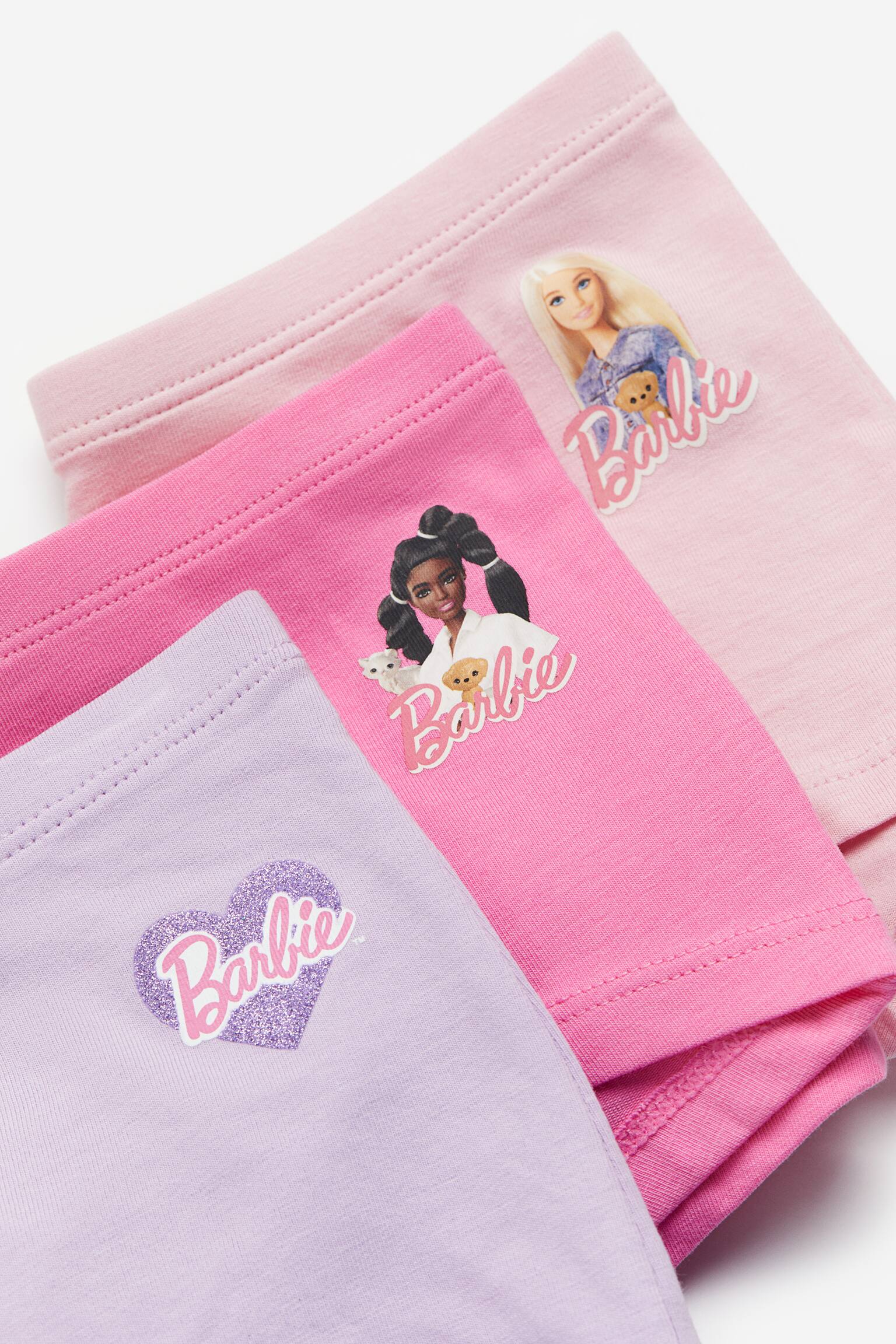 5-pack Cotton Boxer Briefs - Light pink/Barbie - Kids | H&M US