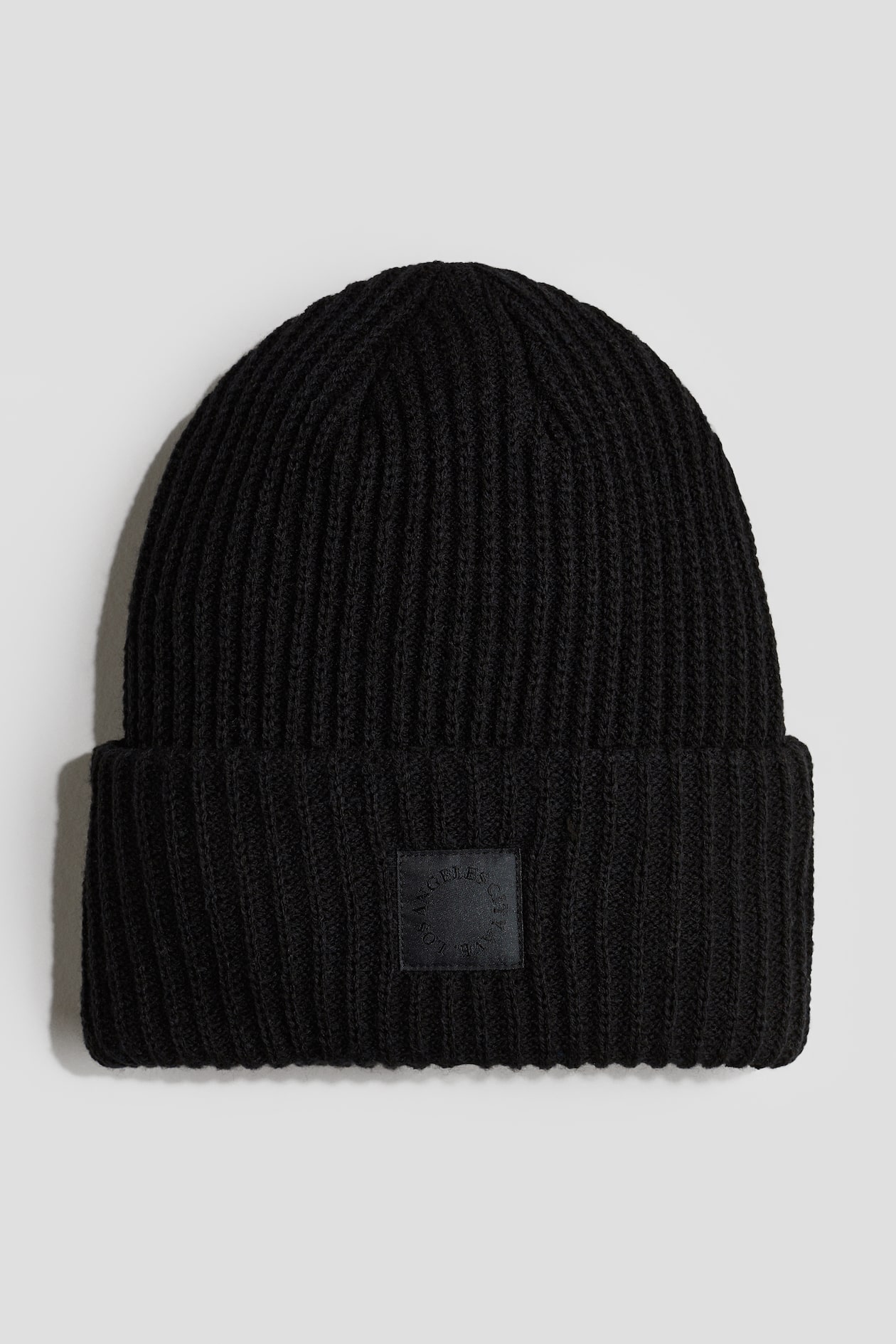 Black Appliquéd beanie for kids | H&M GB
