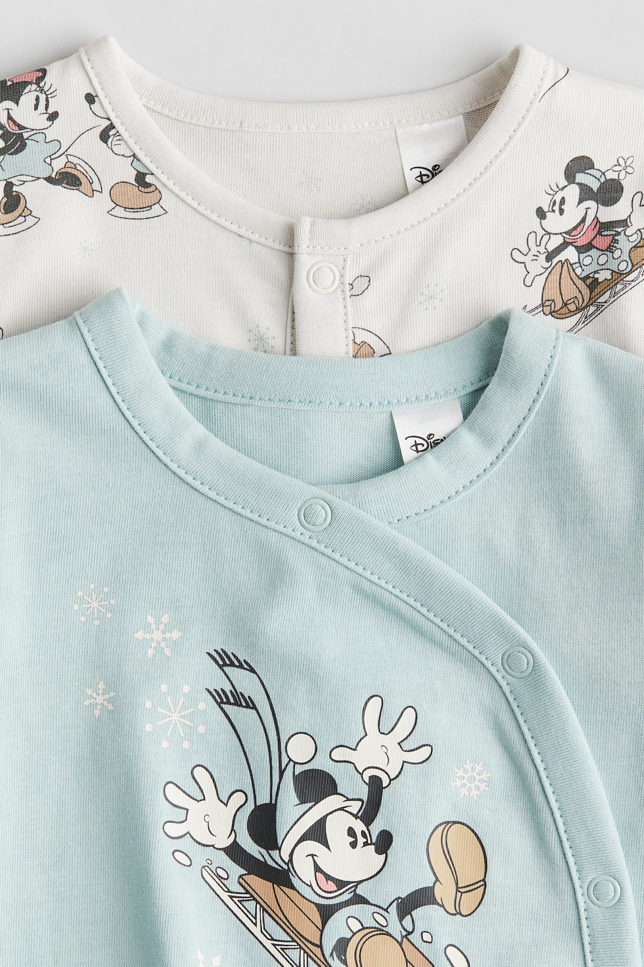 Turquoise/Mickey Mouse 2-pack Printed Pajamas for kids | H&M PH