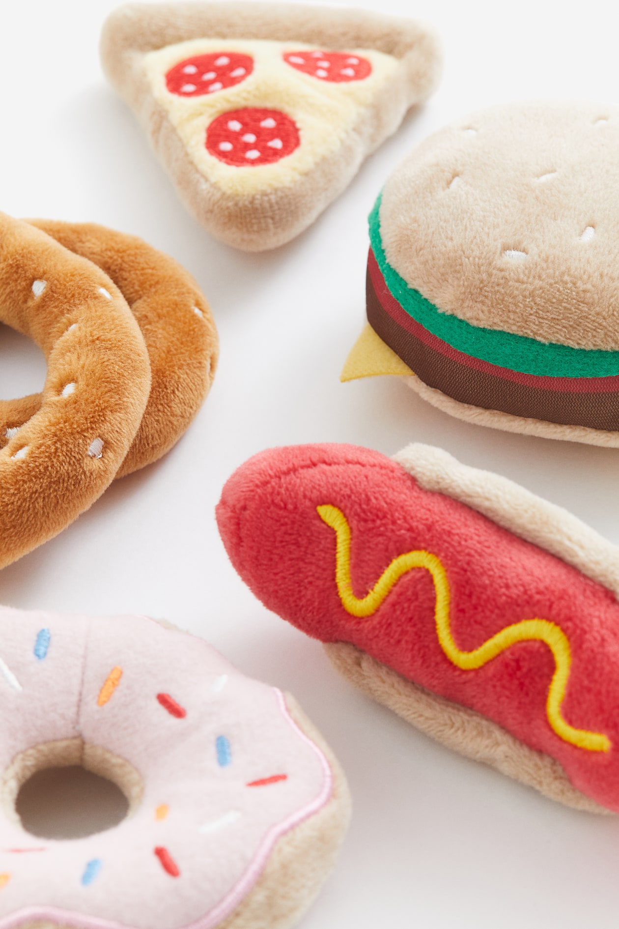 - Set van 5 knuffels - lekkernijen - Beige/snacks - HOME | H&M NL