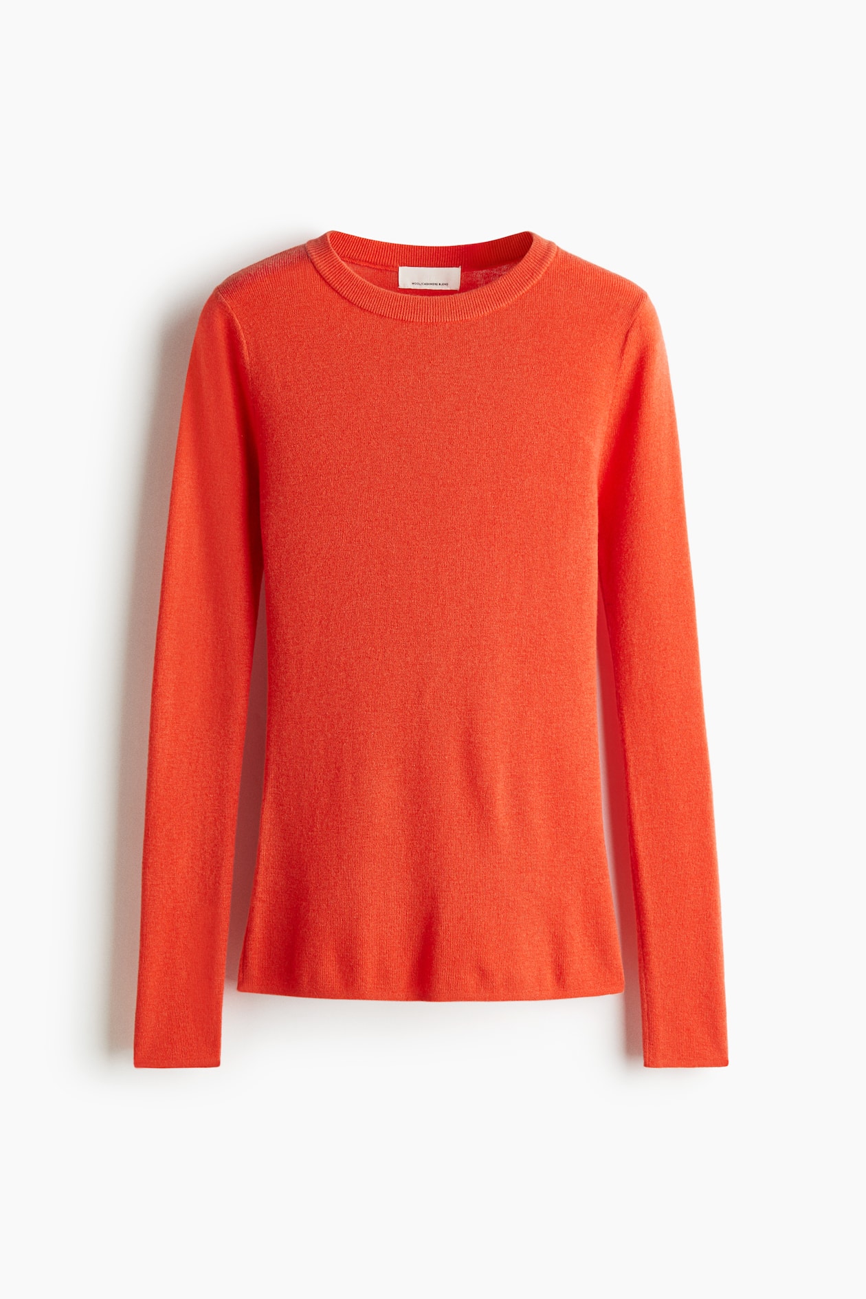 Feinstrickshirt aus Kaschmirmix - Korallenorange - Ladies | H&M DE