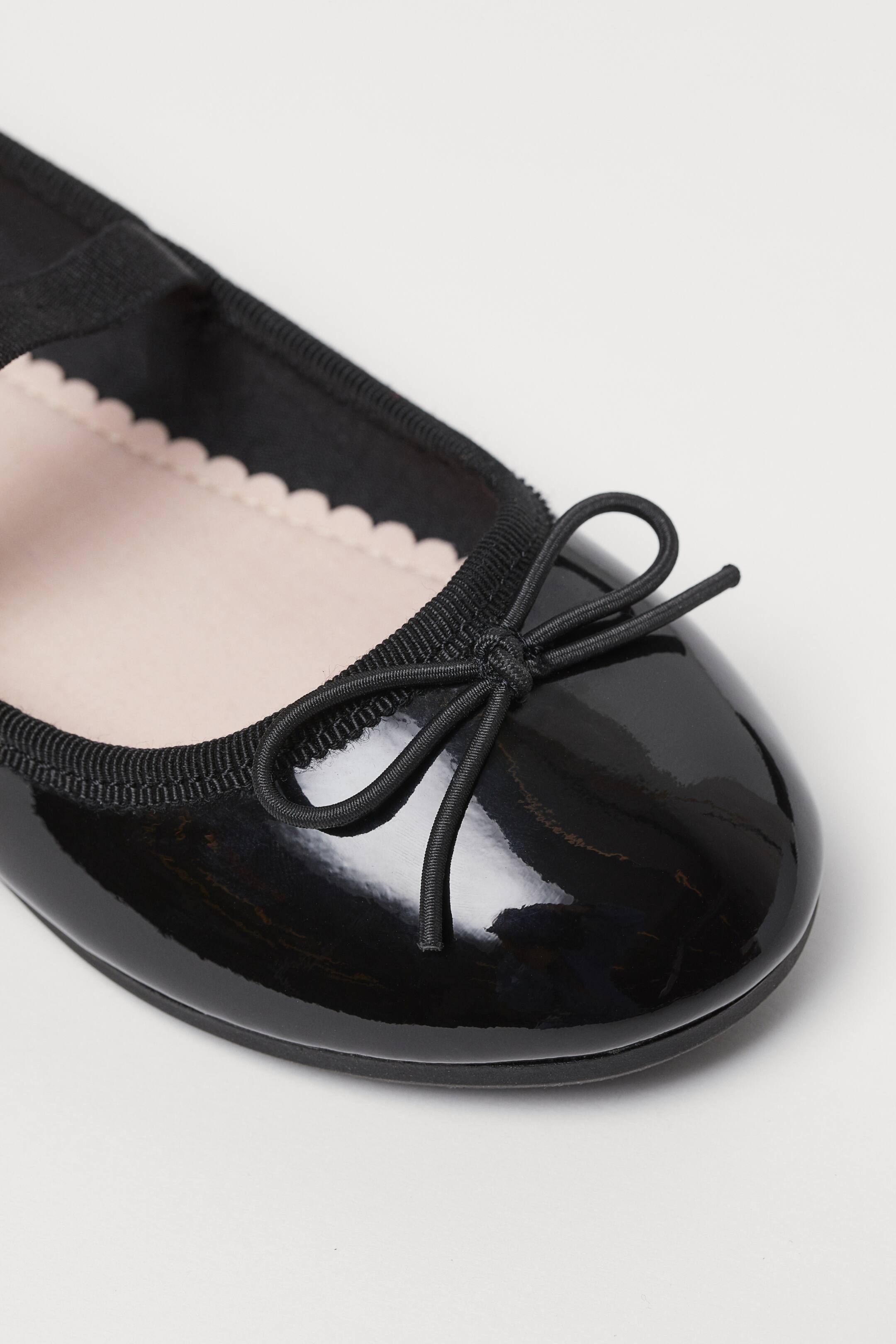 Ballerinaskor - Utan klack - Svart - BARN | H&M SE