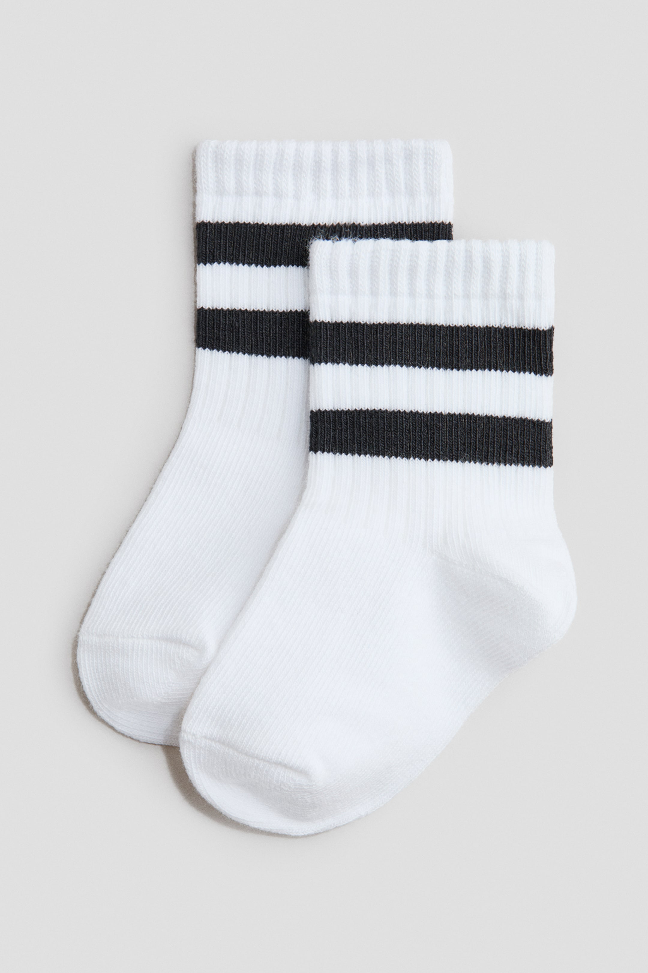 3 paar sokken - Wit/donkergrijs - KINDEREN | H&M NL