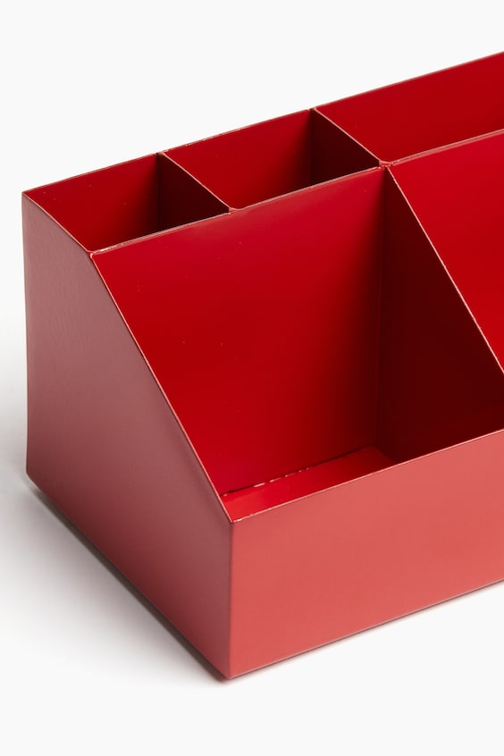 Metal storage box - Bright red - Home All | H&M GB