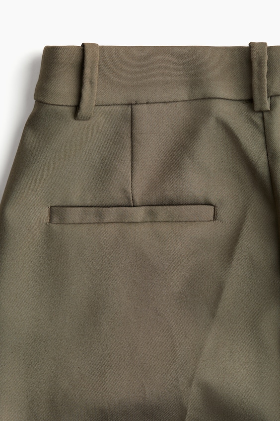 Women's Dark khaki green Slacks | H&M CA