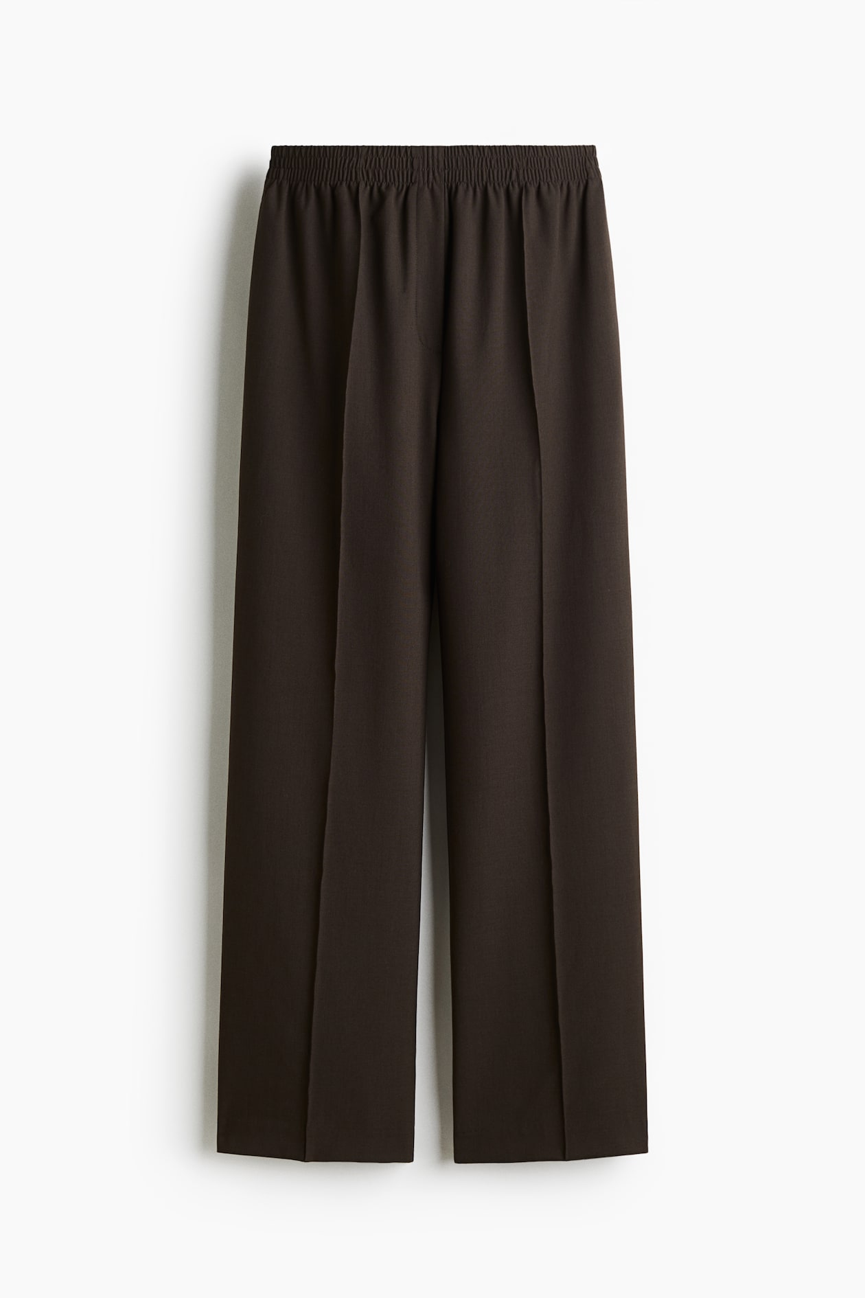 Creased Pants - Dark brown - Ladies | H&M US