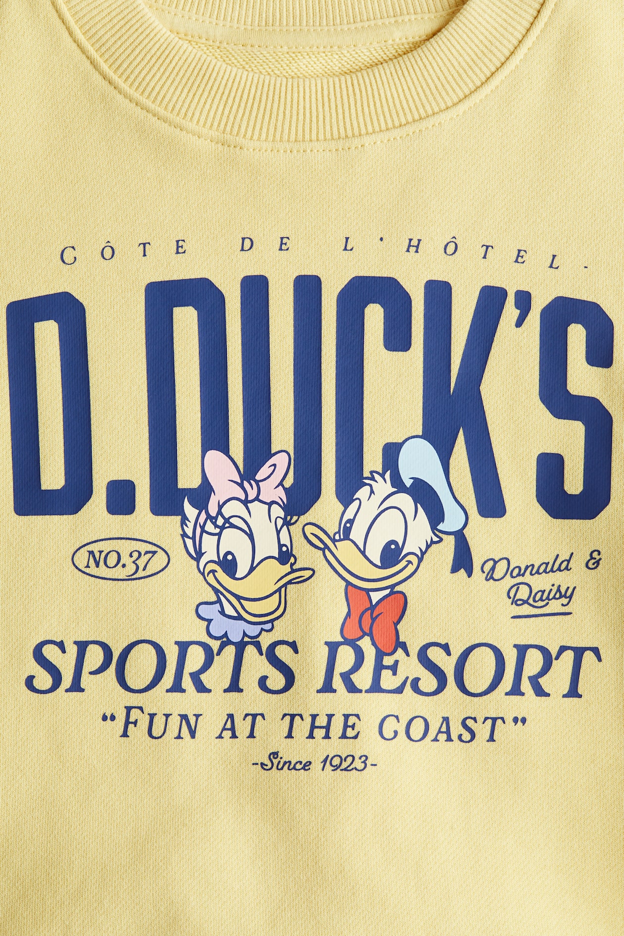 Oversized Printed Sweatshirt - Yellow/Donald Duck - Kids | H&M US