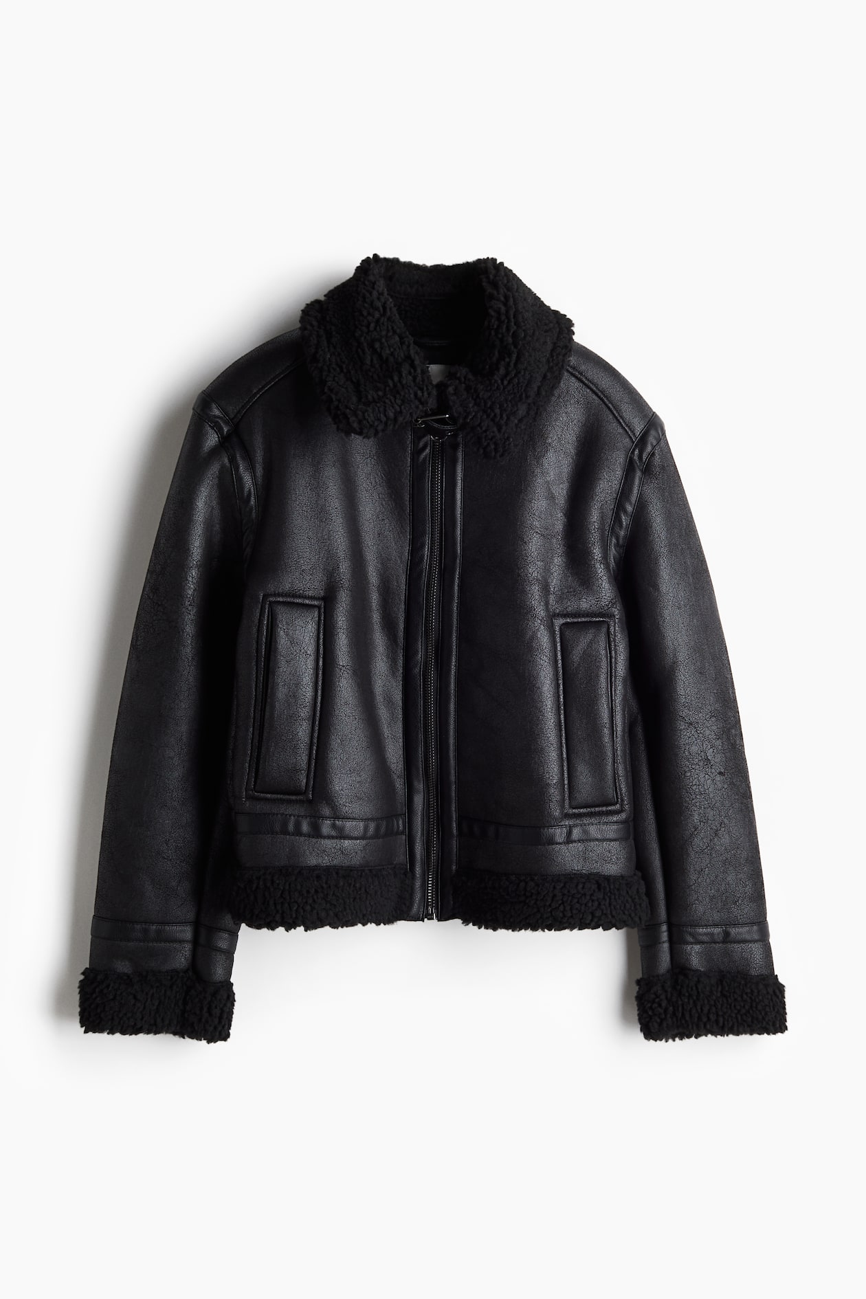 Women's Black Double-Faced Jacket | H&M CA