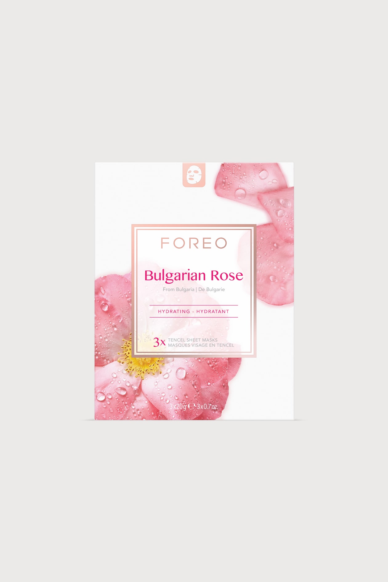 Bulgarian Rose Sheet Mask For Dry & Tired Skin - Bulgarian Rose ...