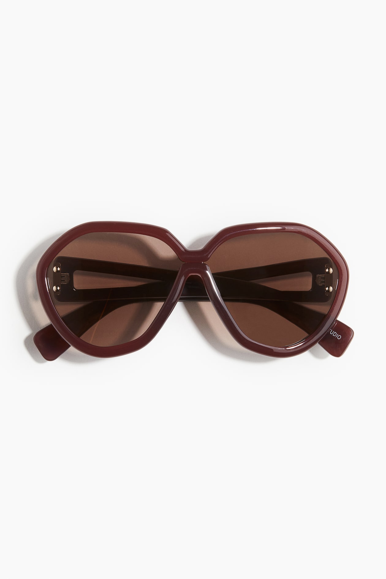 Women's Brown Angular Sunglasses | H&M US