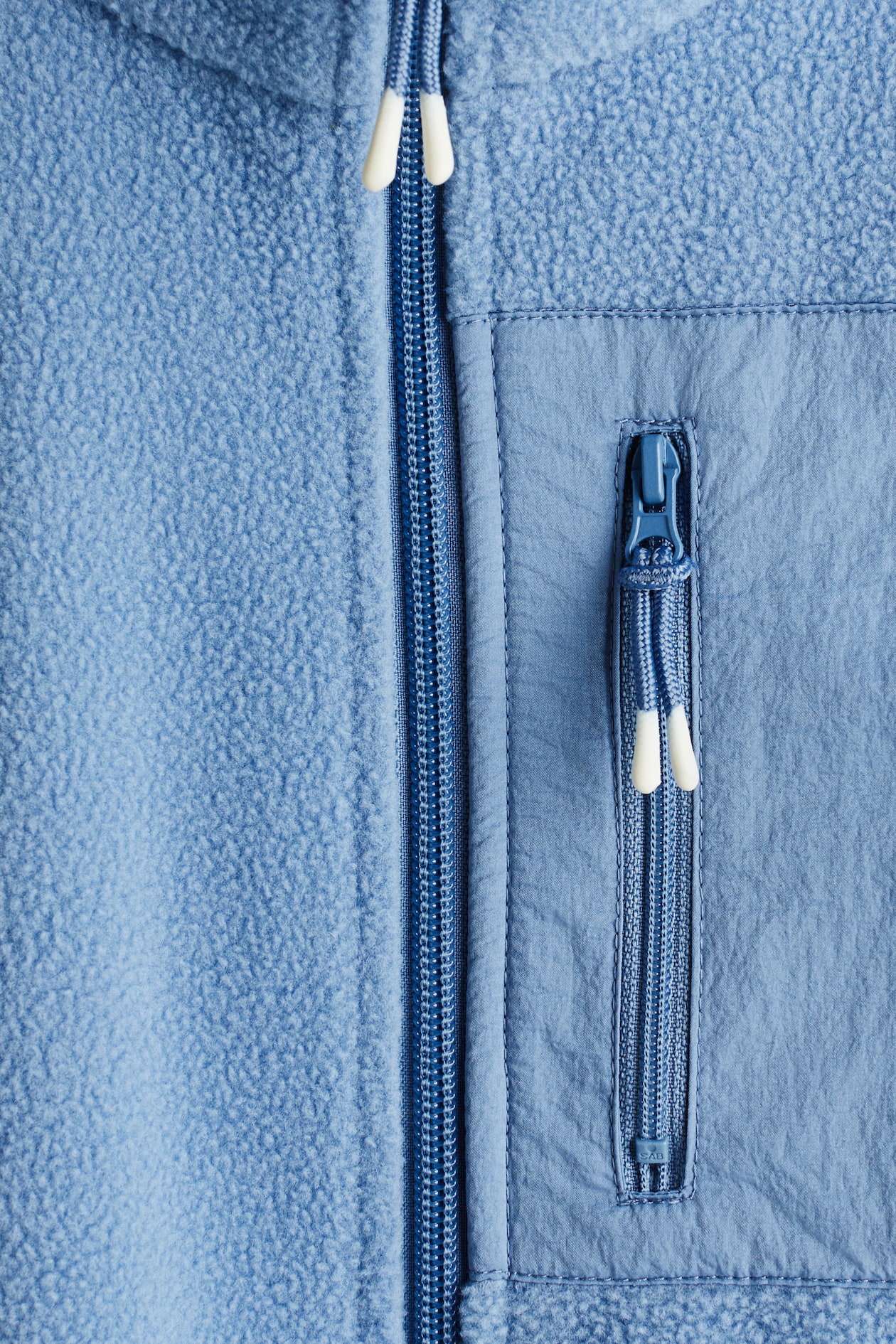 Blue Fleece Fabric Jacket for kids | H&M AU