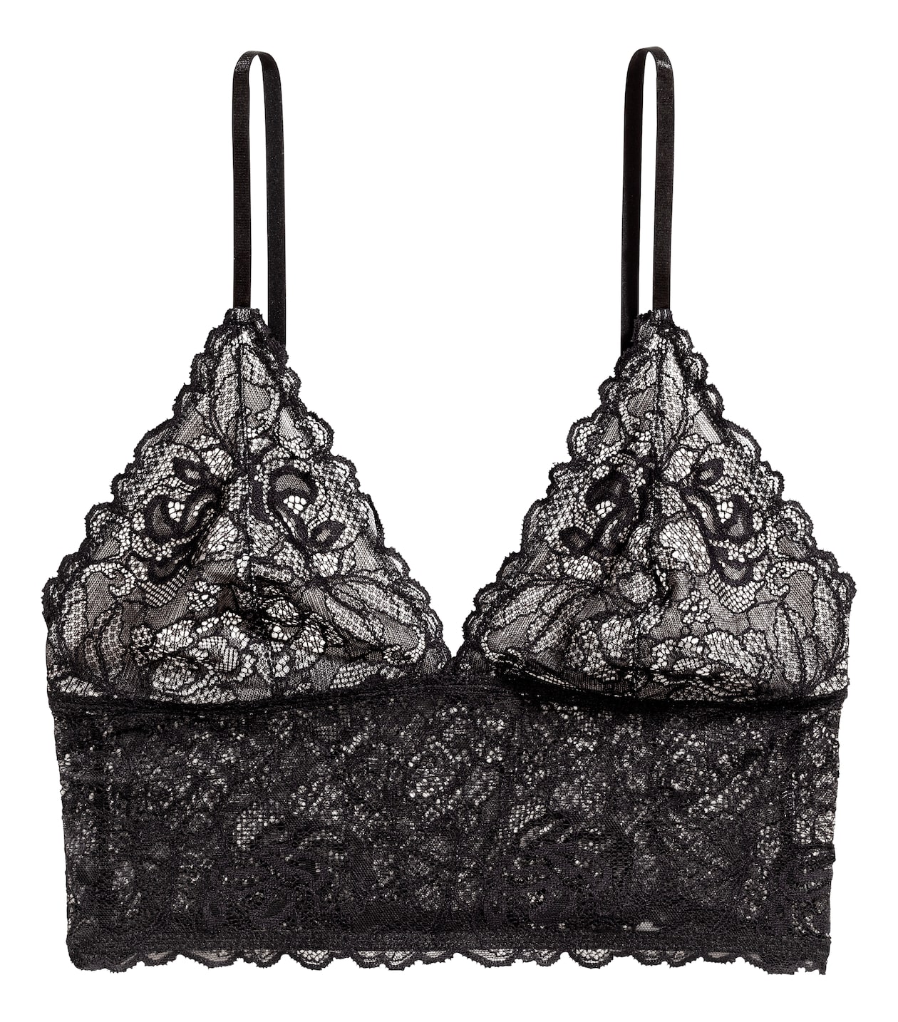 Lace bralette - Black - Ladies | H&M GB