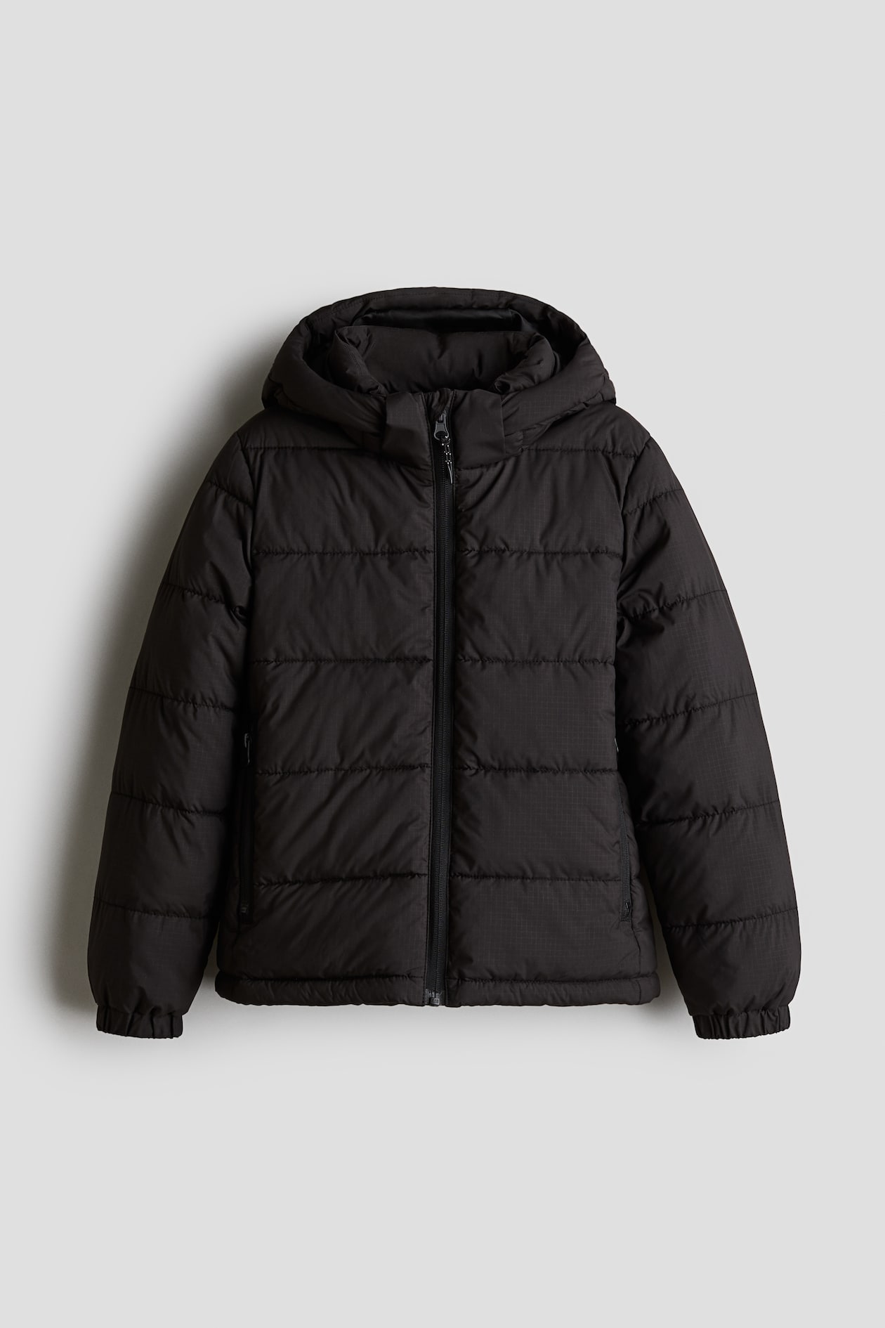 Black Lightly Padded Jacket for kids | H&M US