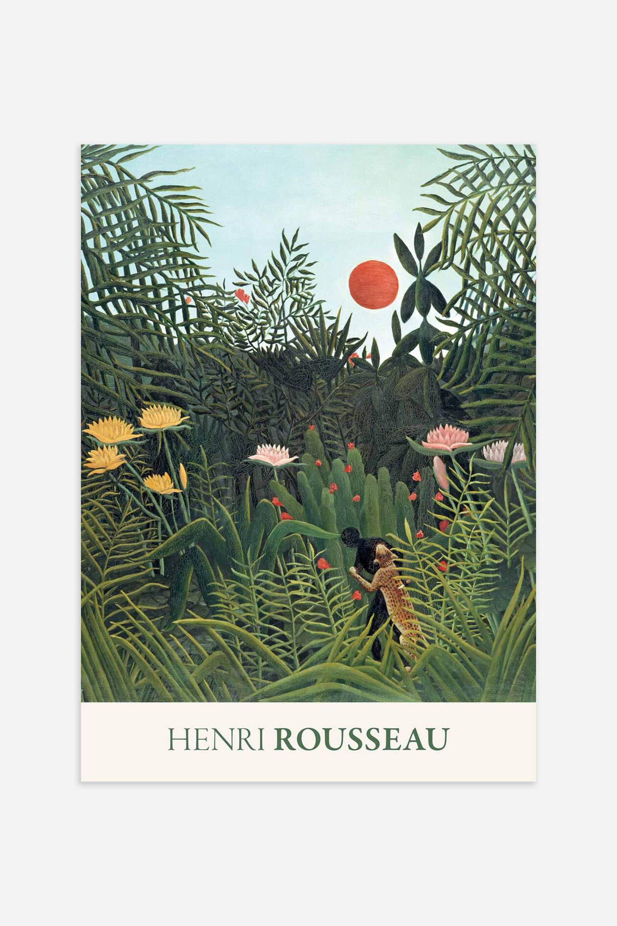 Virgin Forest Henri Rousseau Poster - Grün/rot - Postery - Home All | H ...