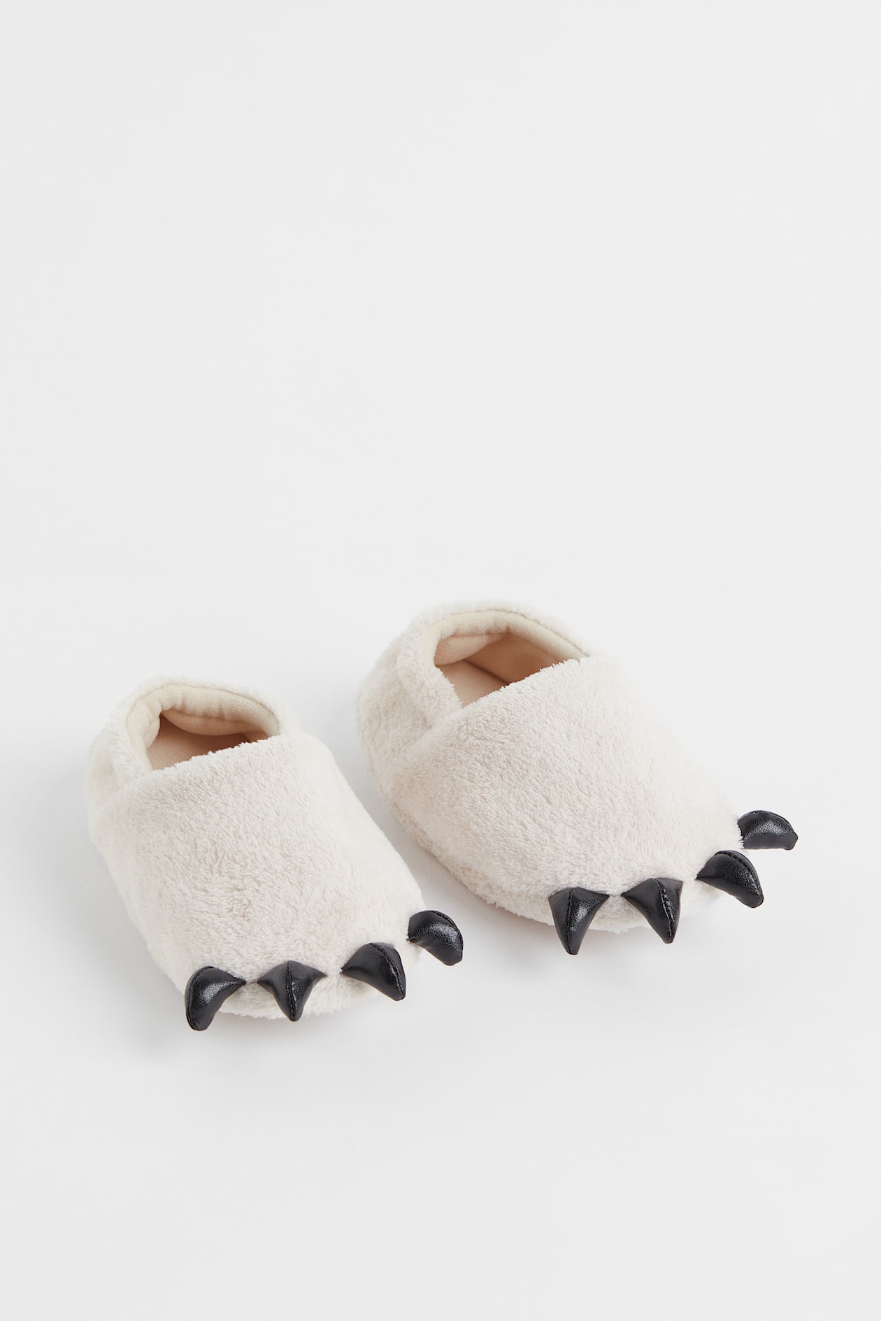 Pantofole morbide - Beige chiaro/zampe da mostro - HOME | H&M IT