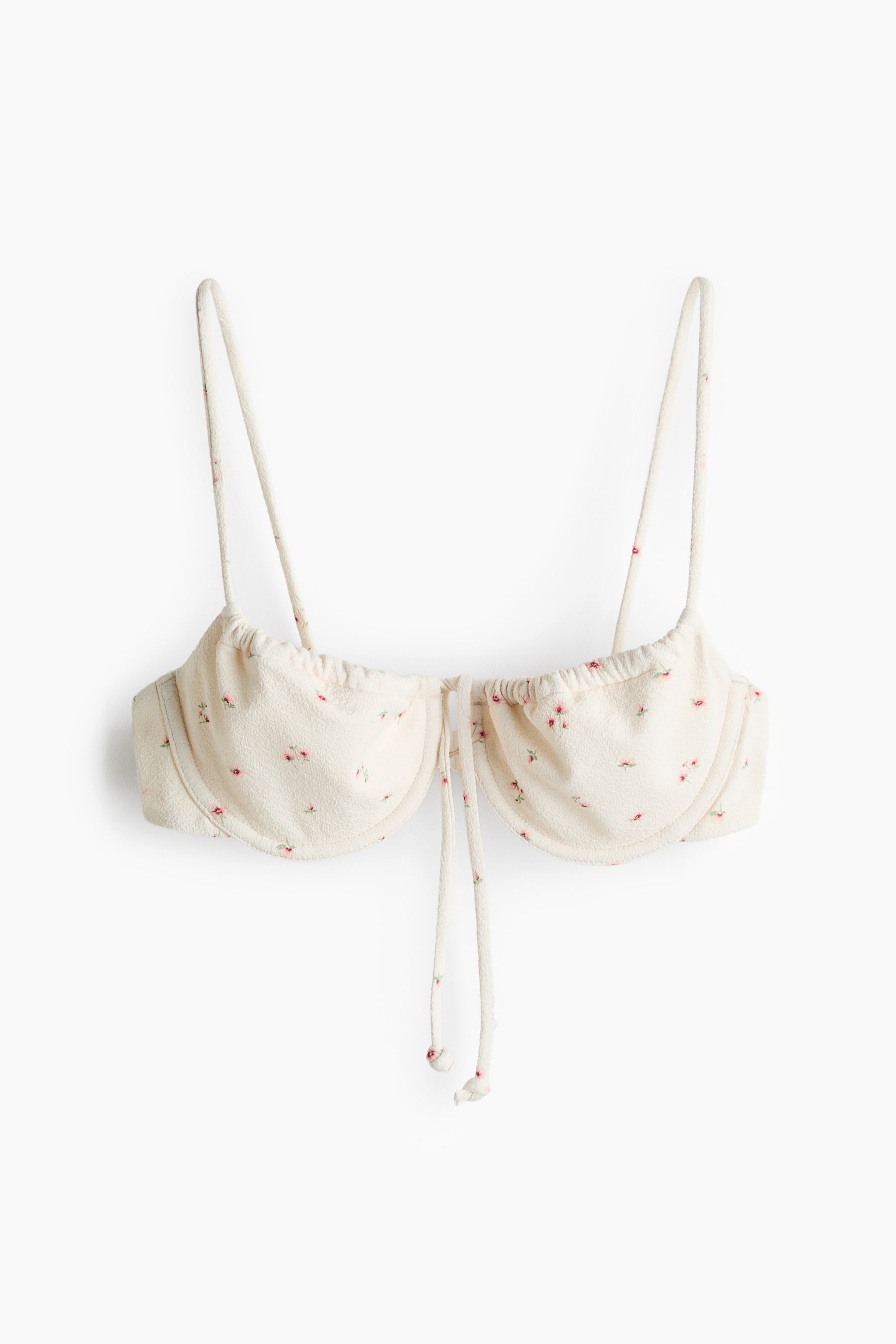 Women's Cream/floral Balconette Bikini Top | H&M US