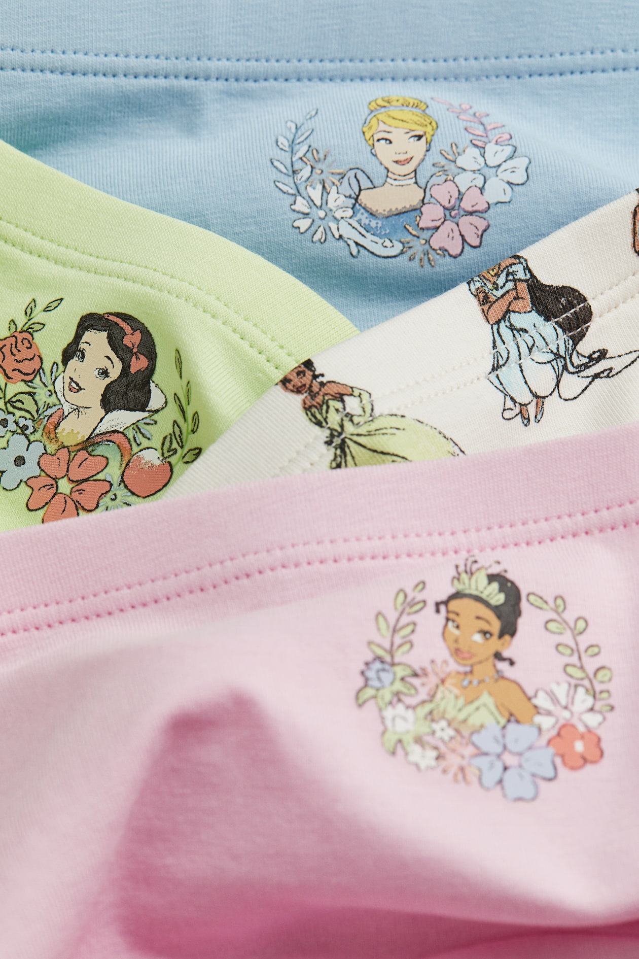 5-pack Cotton Boxer Briefs - Light blue/Disney princesses - Kids | H&M US