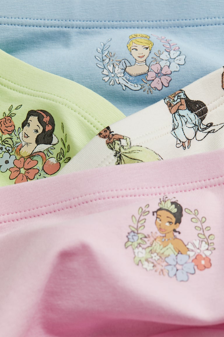 5-pack Cotton Boxer Briefs - Light blue/Disney princesses - Kids | H&M US
