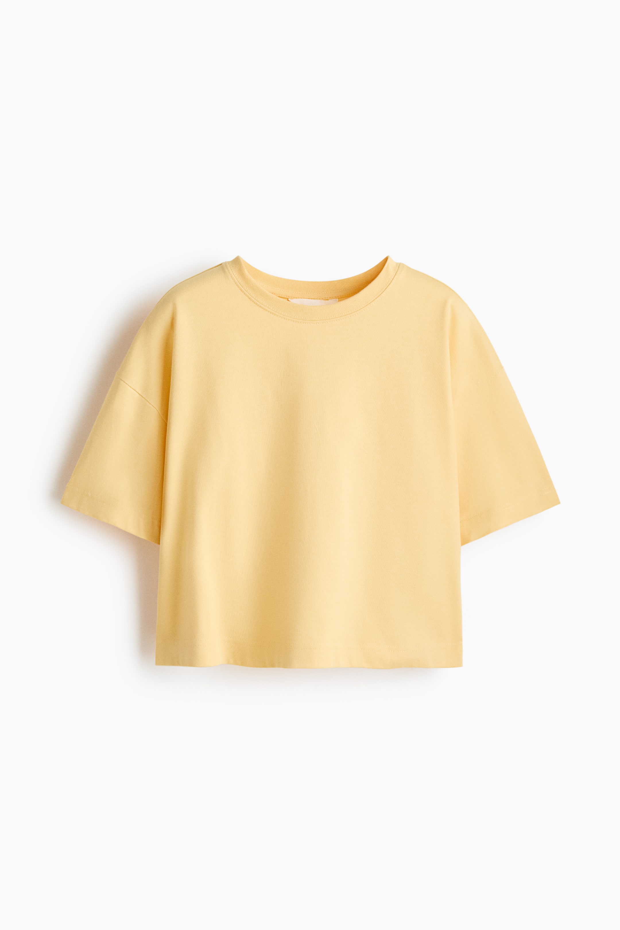 Women's Yellow Boxy T-Shirt | H&M CA