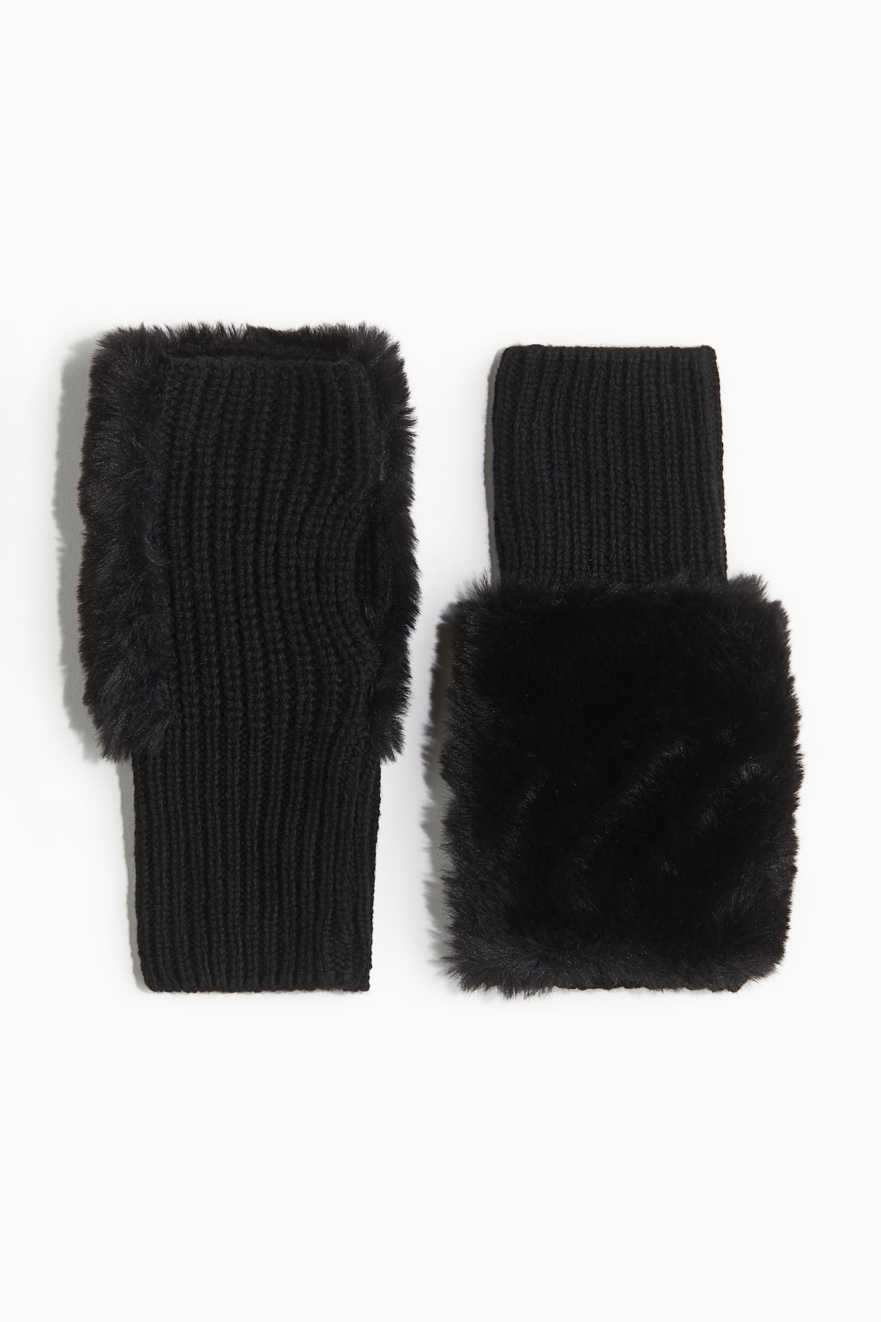Fluffy Arm Warmers - Black - Ladies | H&M US
