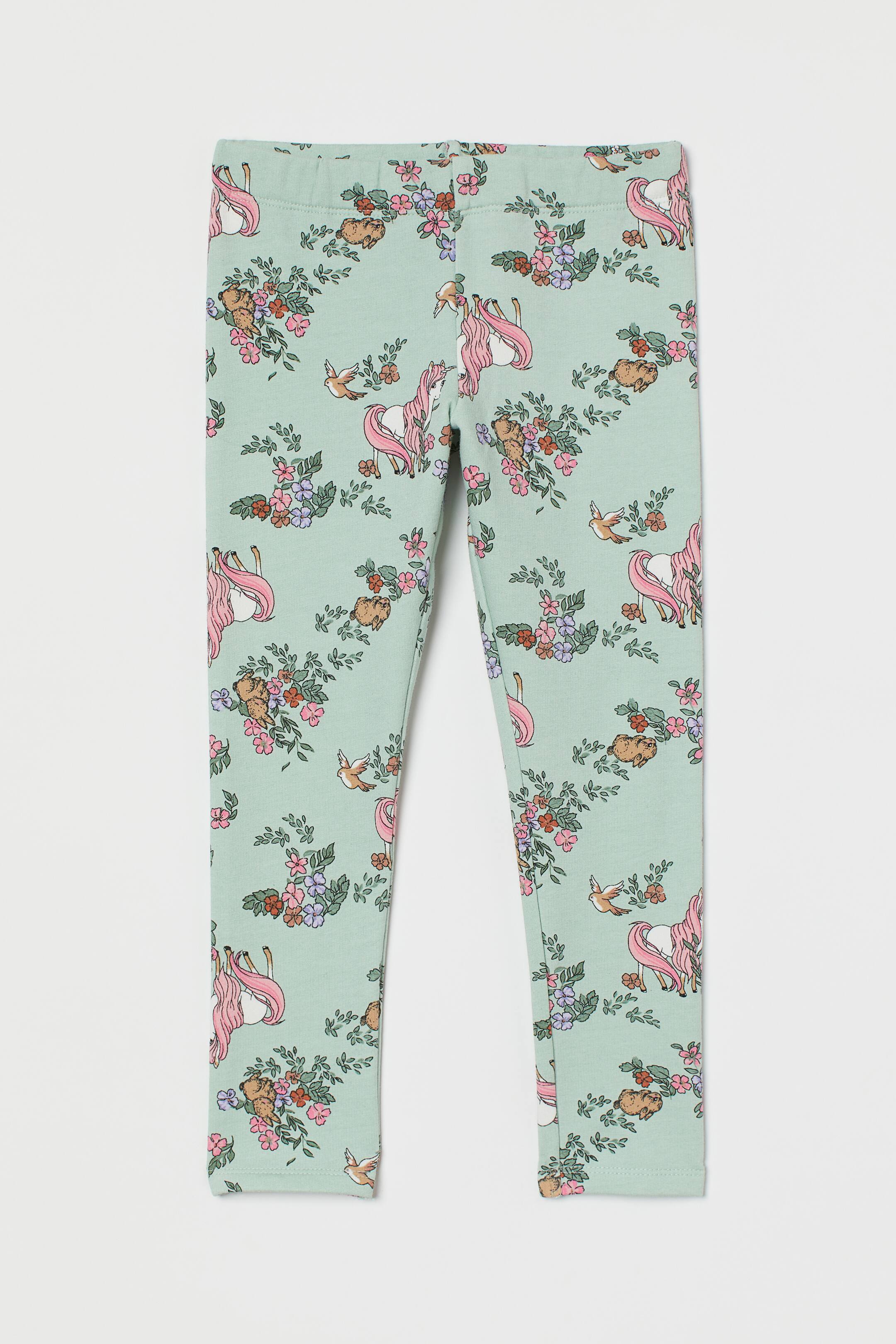 Helanke - Svetlozelena/šumske životinje - Kids | H&M RS