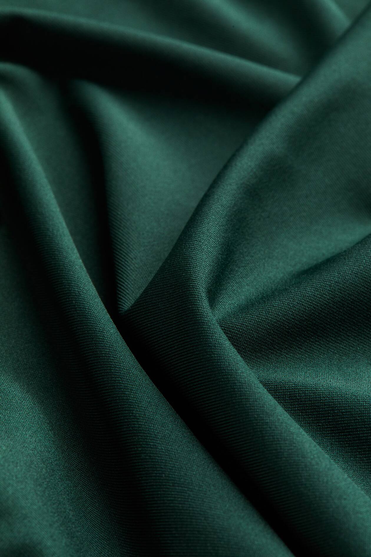 Women's Dark green Stand up-collar dress | H&M IN